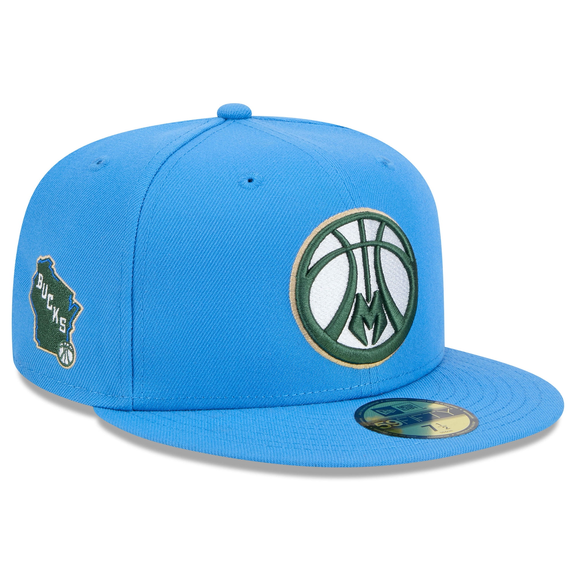 Men's New Era Blue Milwaukee Bucks 2024/25 City Edition Alternate ...