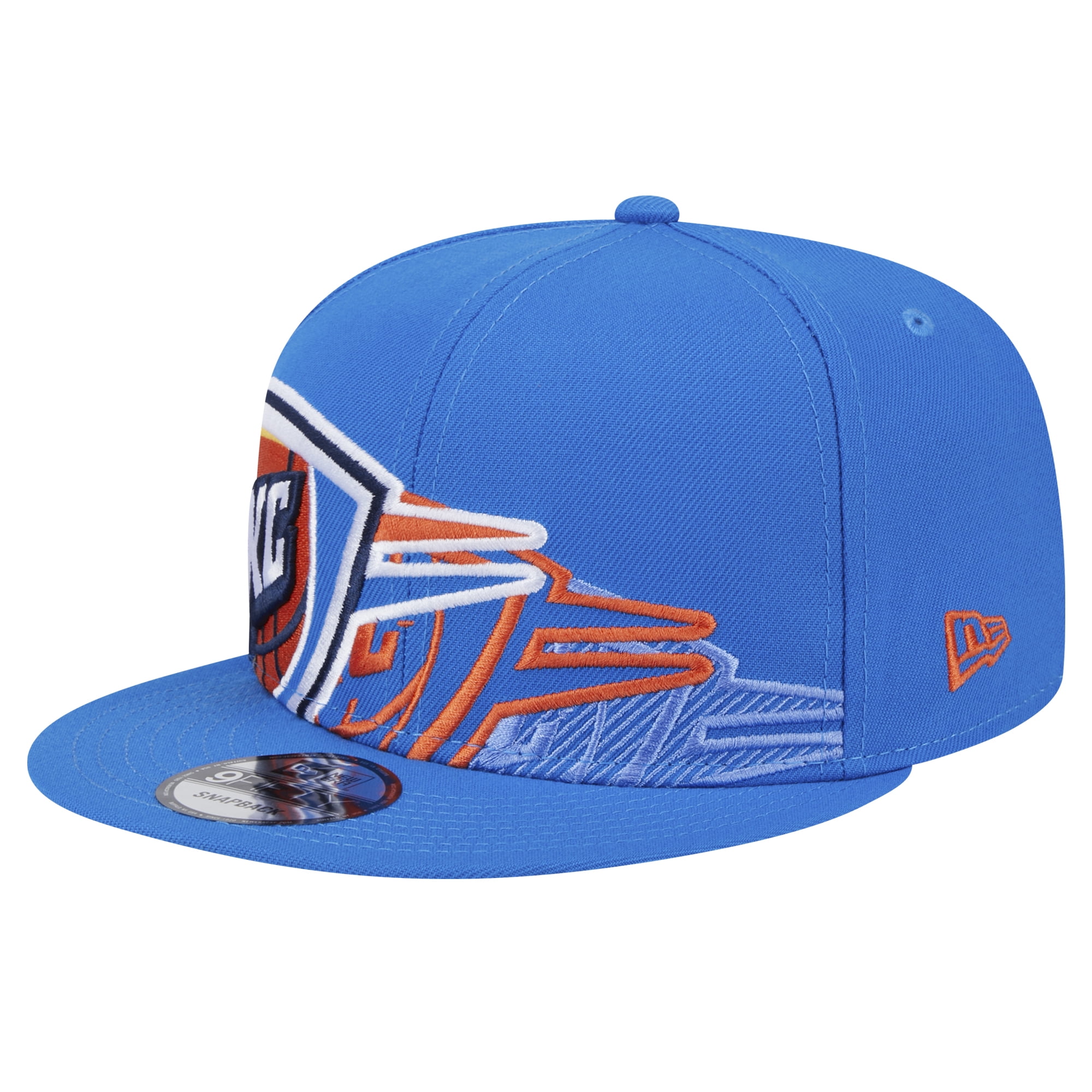 Men's New Era Blue Oklahoma City Thunder Sport Night Team Shadow 9FIFTY ...