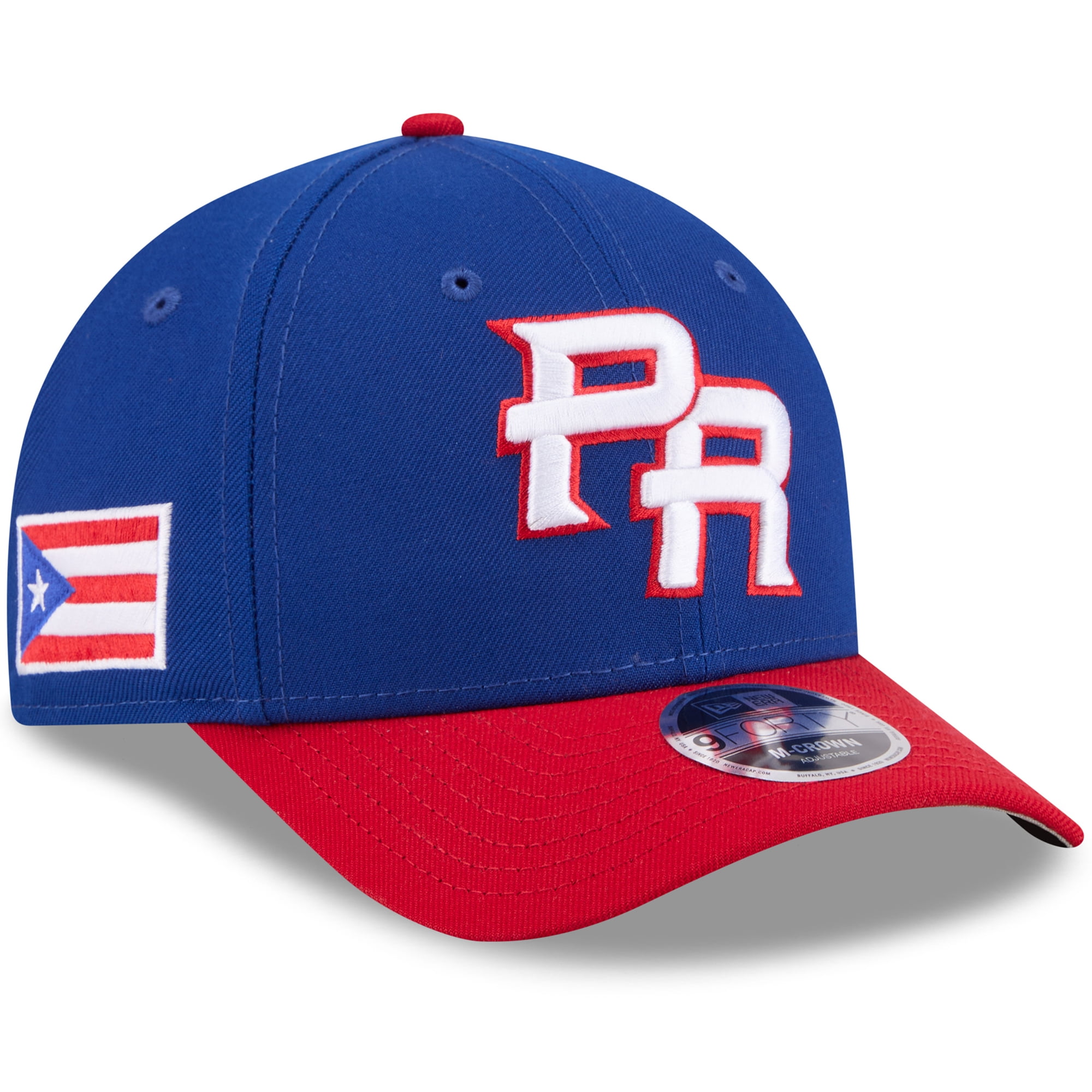 Men's New Era Blue/Red Puerto Rico Baseball 2026 World Baseball Classic ...