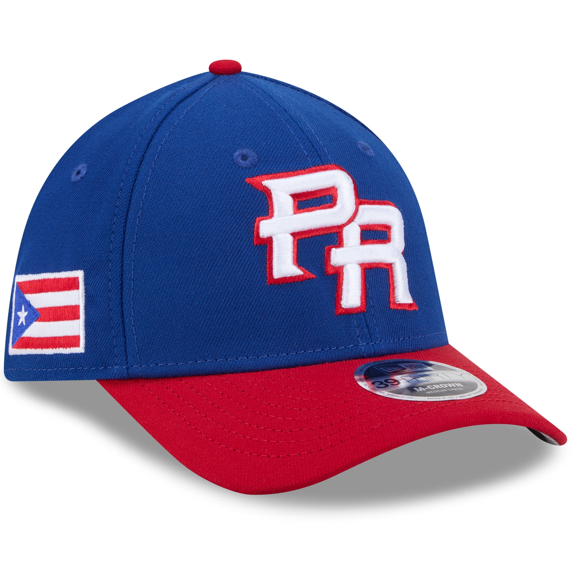 Men's New Era Blue/Red Puerto Rico Baseball 2026 World Baseball Classic ...