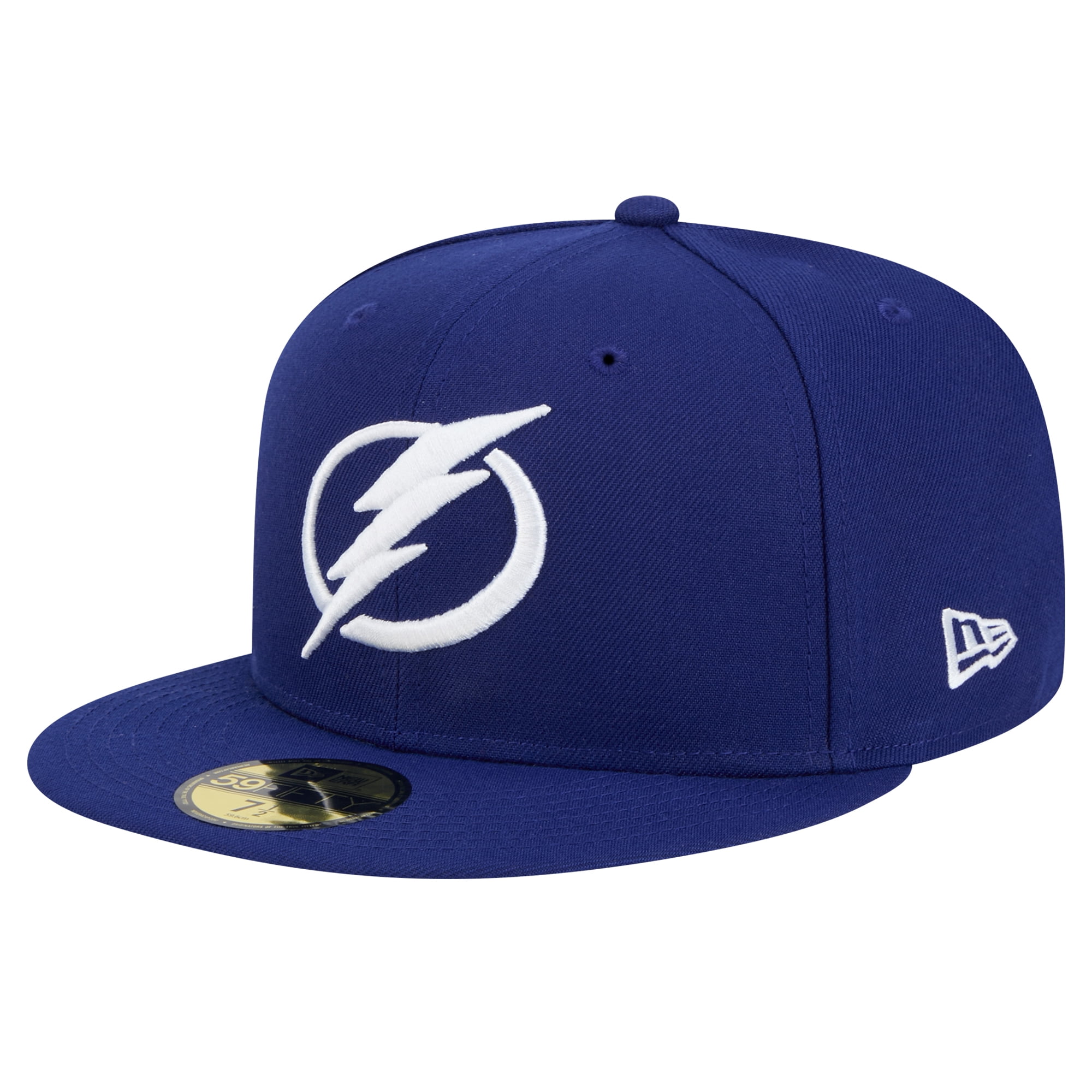 Men's New Era Blue Tampa Bay Lightning Core 59FIFTY Fitted Hat ...