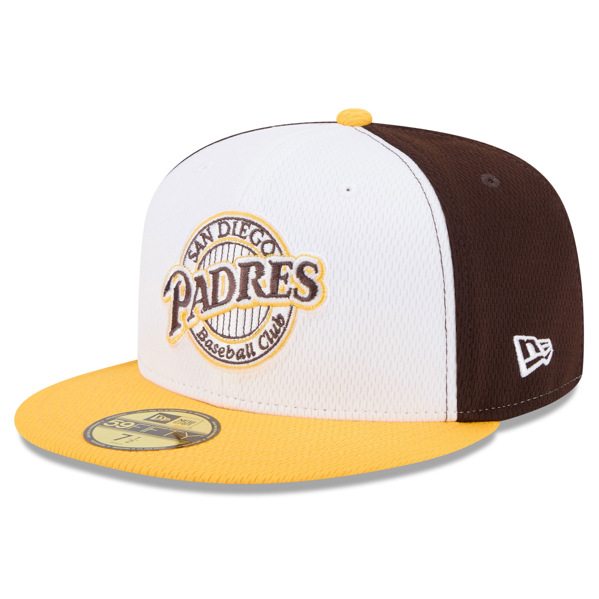 Men's New Era Brown/Gold San Diego Padres 2025 MLB Clubhouse 59FIFTY ...