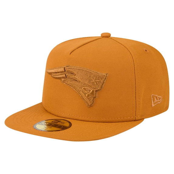Men's New Era Brown New England Patriots Color Pack A-Frame 59FIFTY ...