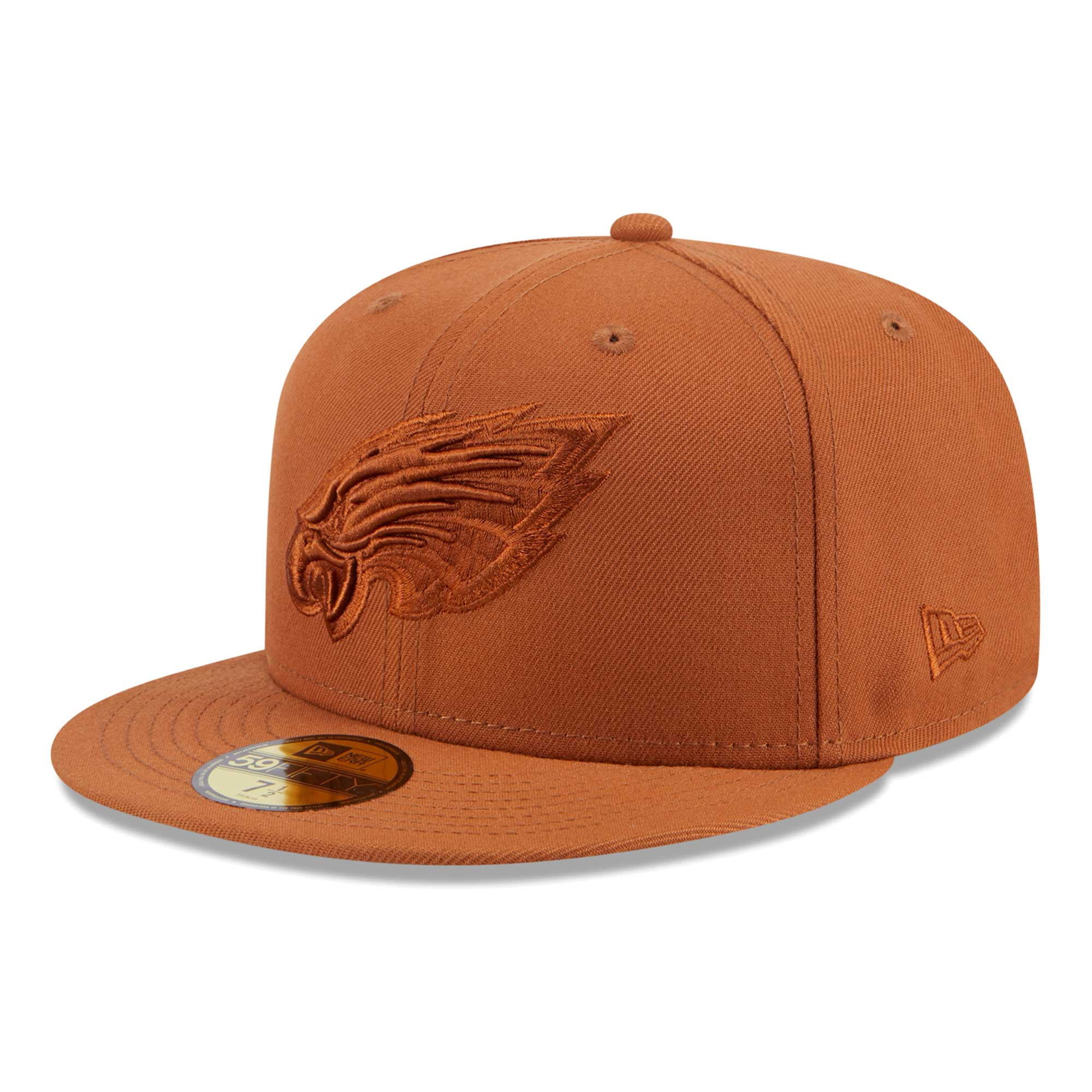 Men's New Era Brown Philadelphia Eagles Color Pack 59FIFTY Fitted Hat ...