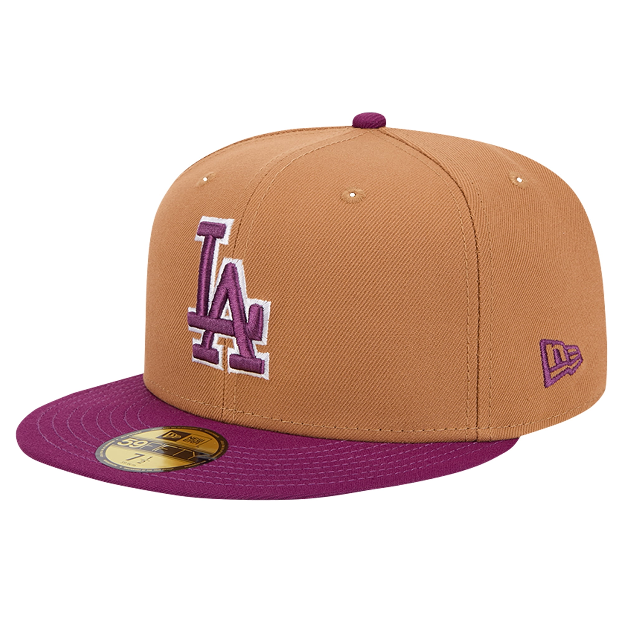 Men's New Era Brown/Purple Los Angeles Dodgers Two-Tone Color Pack ...