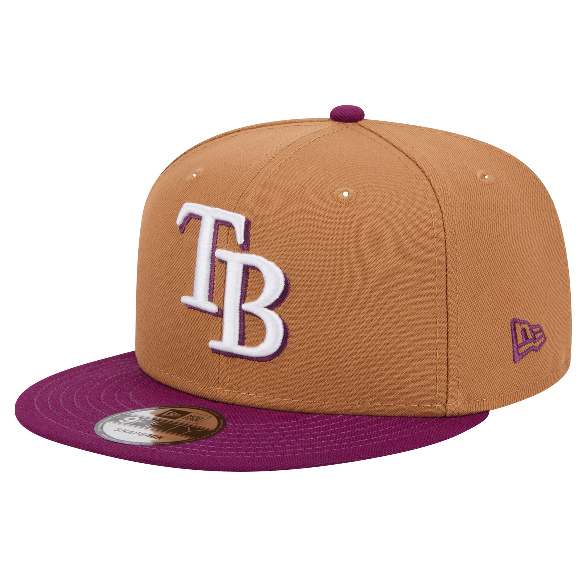 Men's New Era Brown/Purple Tampa Bay Rays Color Pack Two-Tone 9FIFTY ...