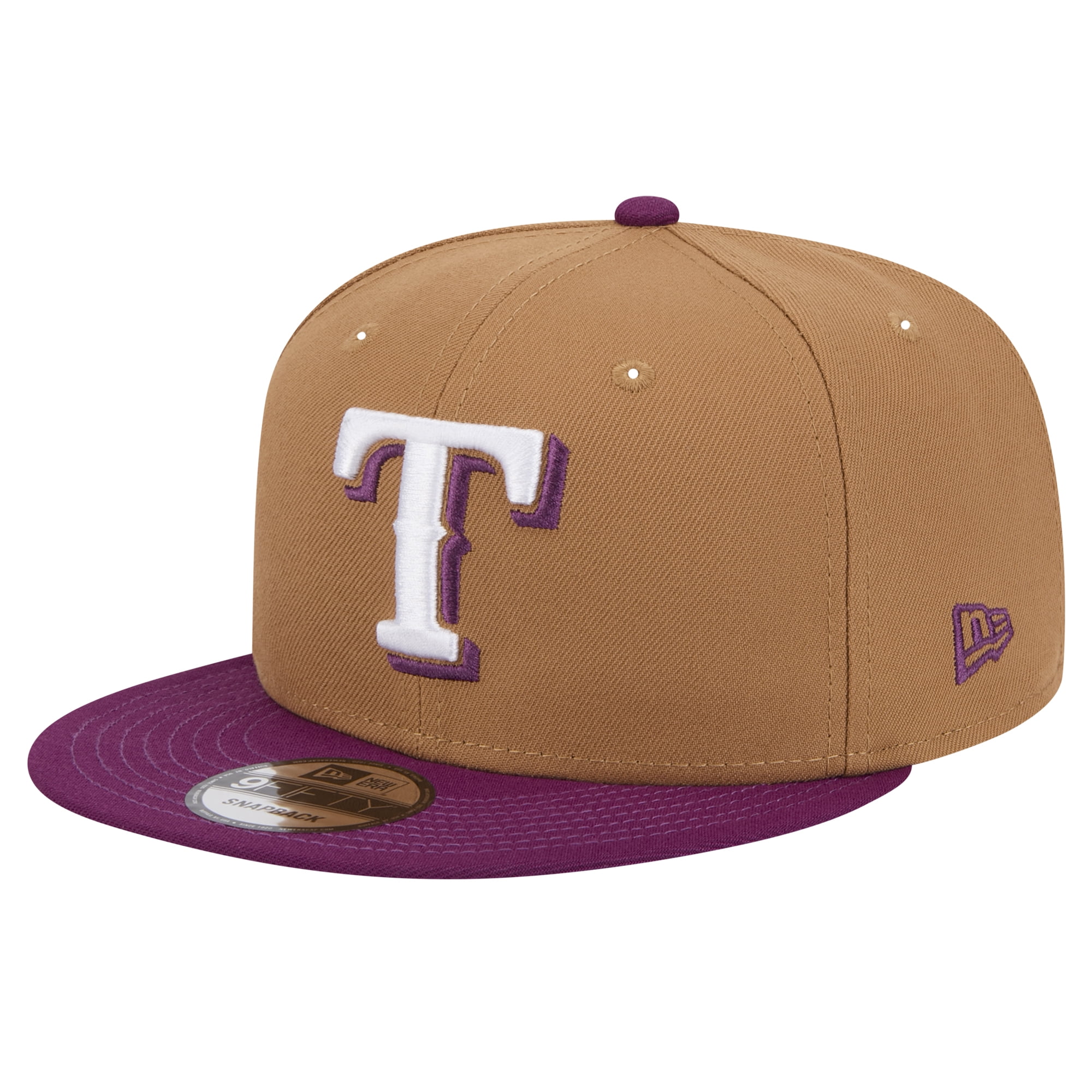 Men's New Era Brown/Purple Texas Rangers Color Pack Two-Tone 9FIFTY ...