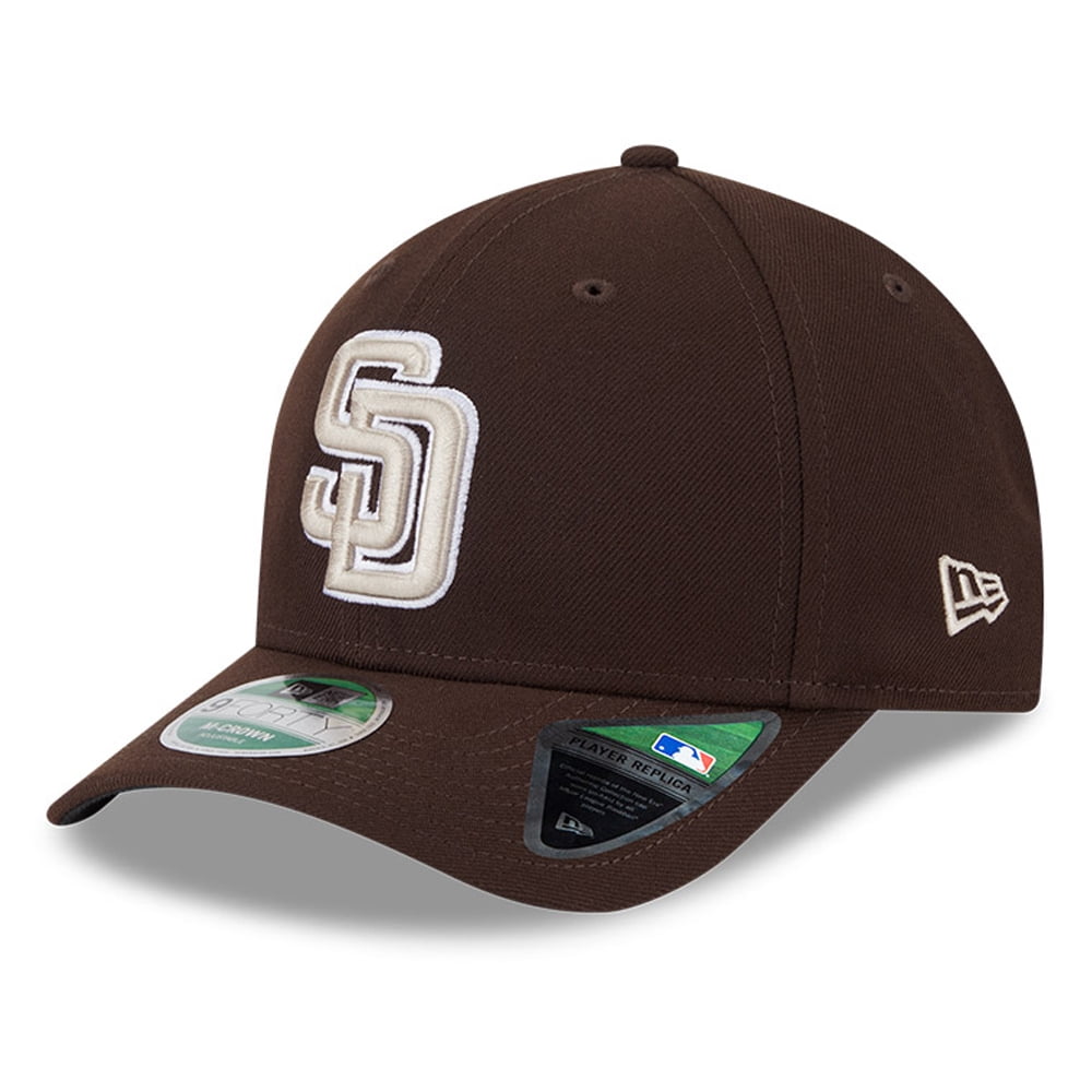 Men's New Era Brown San Diego Padres Player Replica 9FORTY Adjustable ...