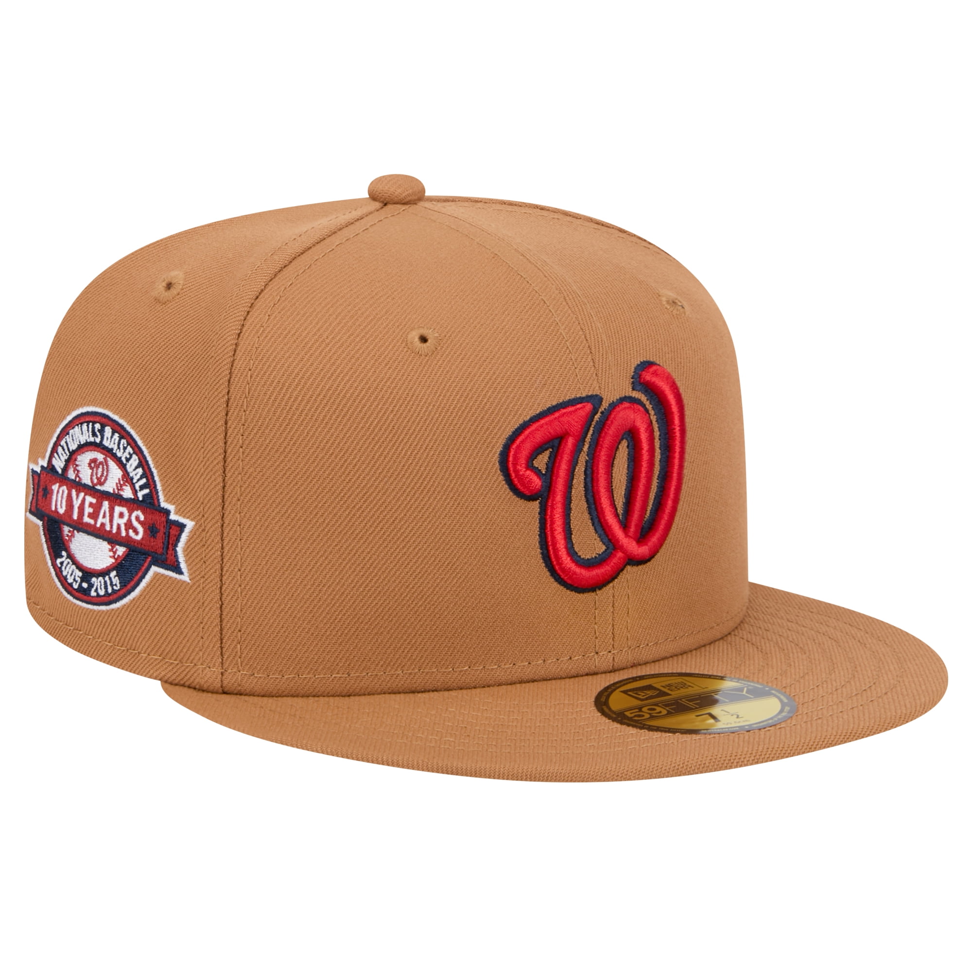 Men's New Era Brown Washington Nationals Color Pack 59FIFTY Fitted Hat ...