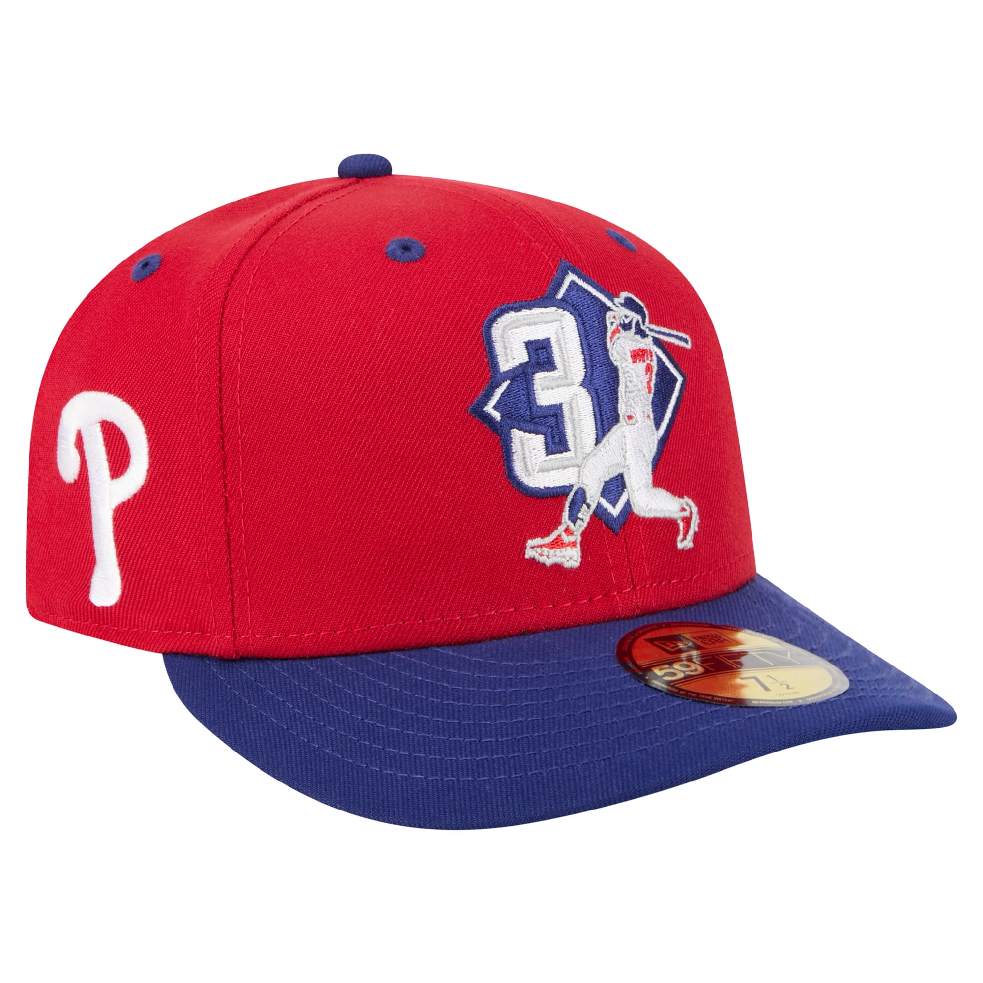 Men's New Era Bryce Harper Red Philadelphia Phillies 59FIFTY Fitted Hat ...