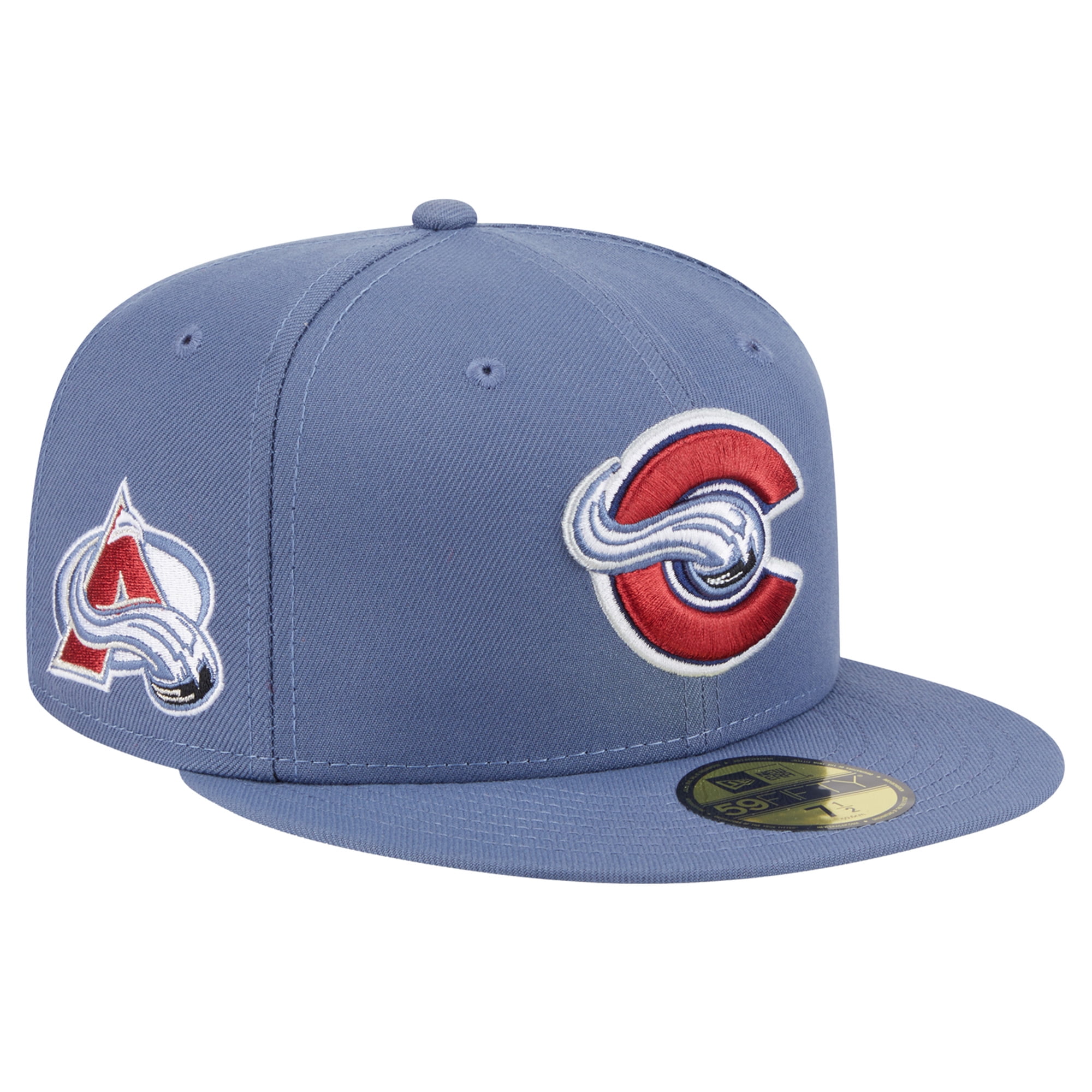 Men's New Era Blue Colorado Avalanche Deceptor 59FIFTY Fitted Hat ...