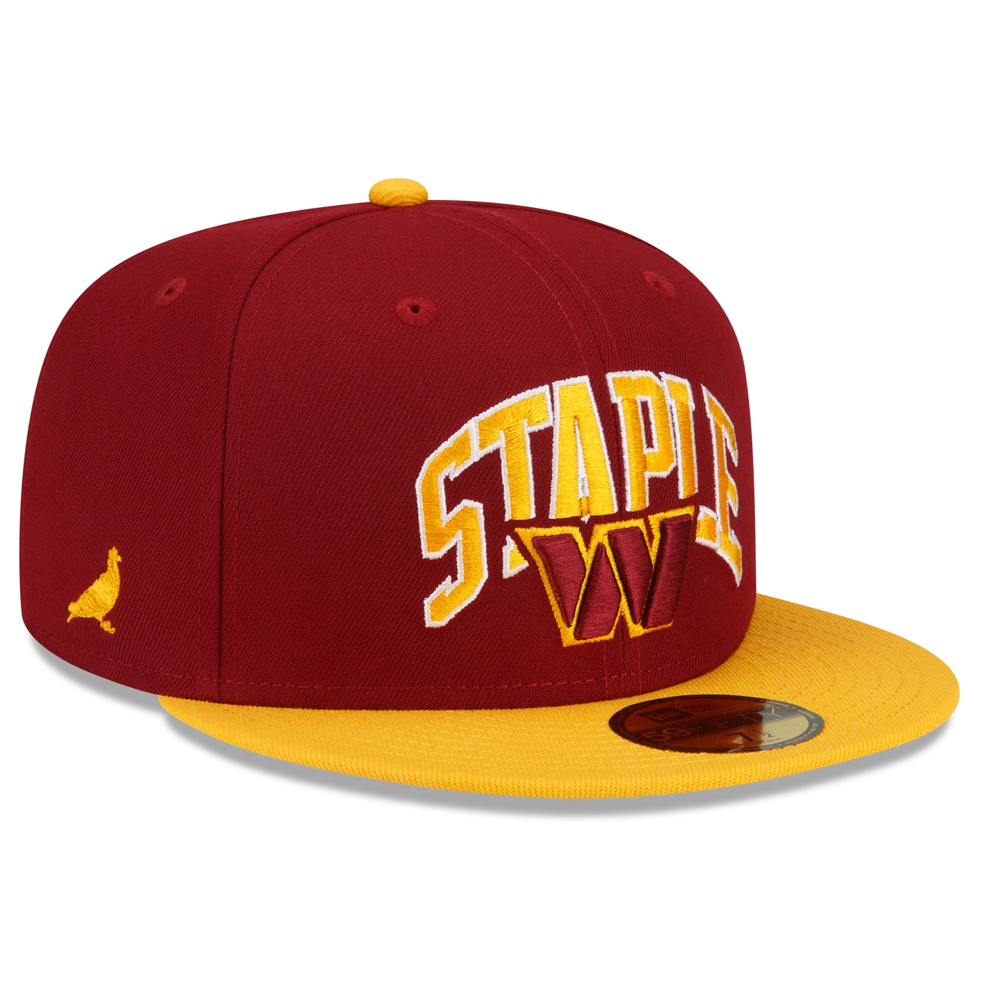 Men's New Era Burgundy/Gold Washington Commanders NFL x Staple ...