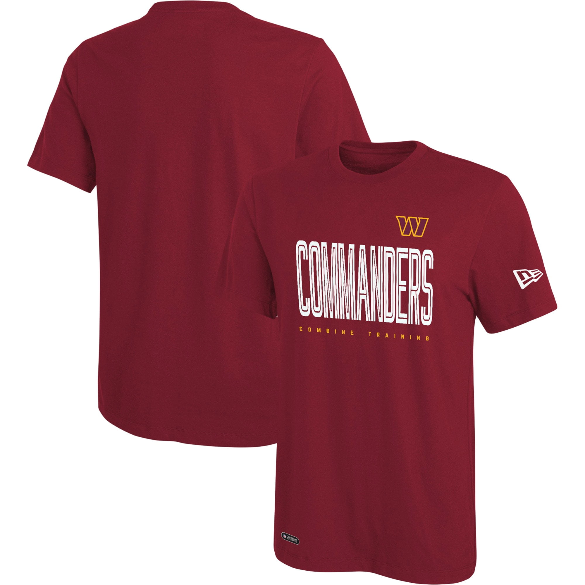 Men's New Era Burgundy Washington Commanders Combine Authentic Training ...