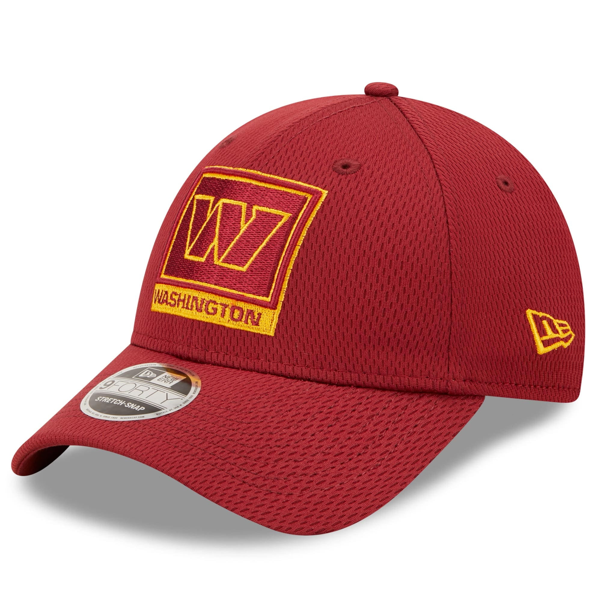 Men's New Era Burgundy Washington Commanders Framed AF 9FORTY Snapback ...