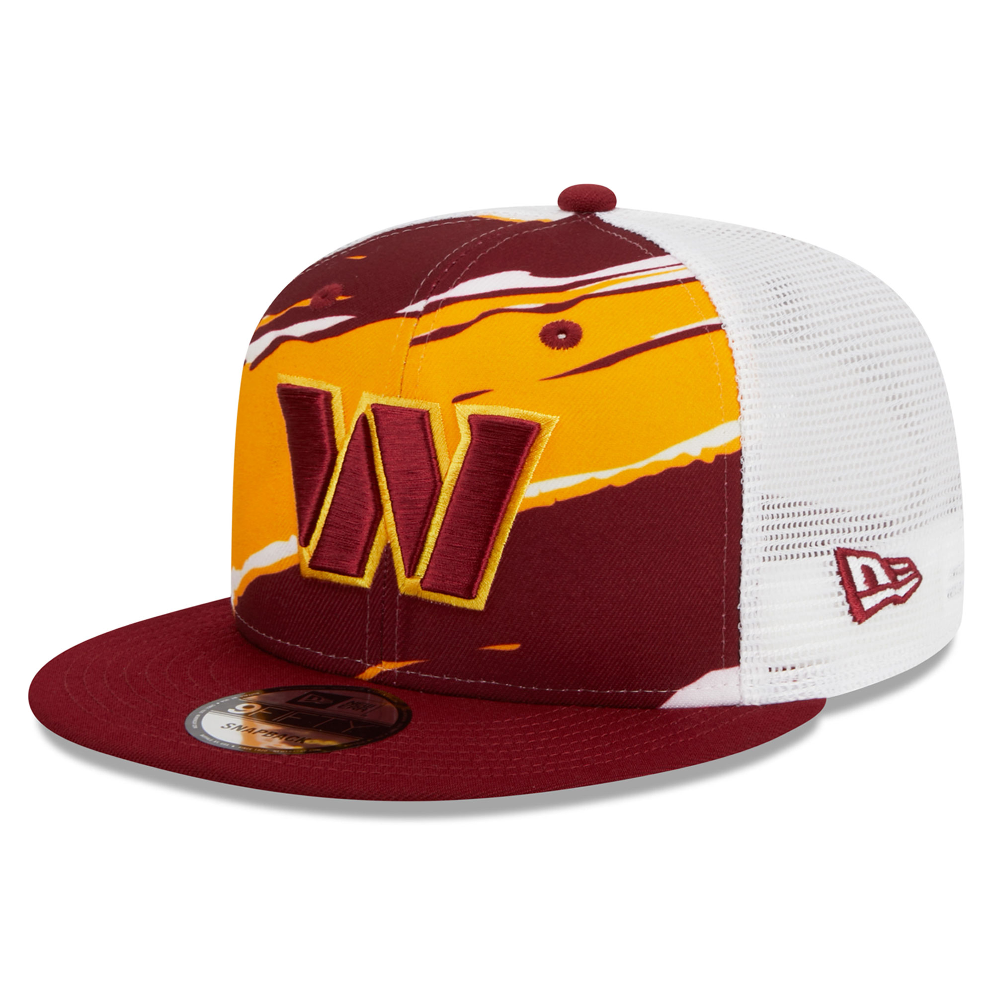 Men's New Era Burgundy Washington Commanders Tear Trucker 9FIFTY ...
