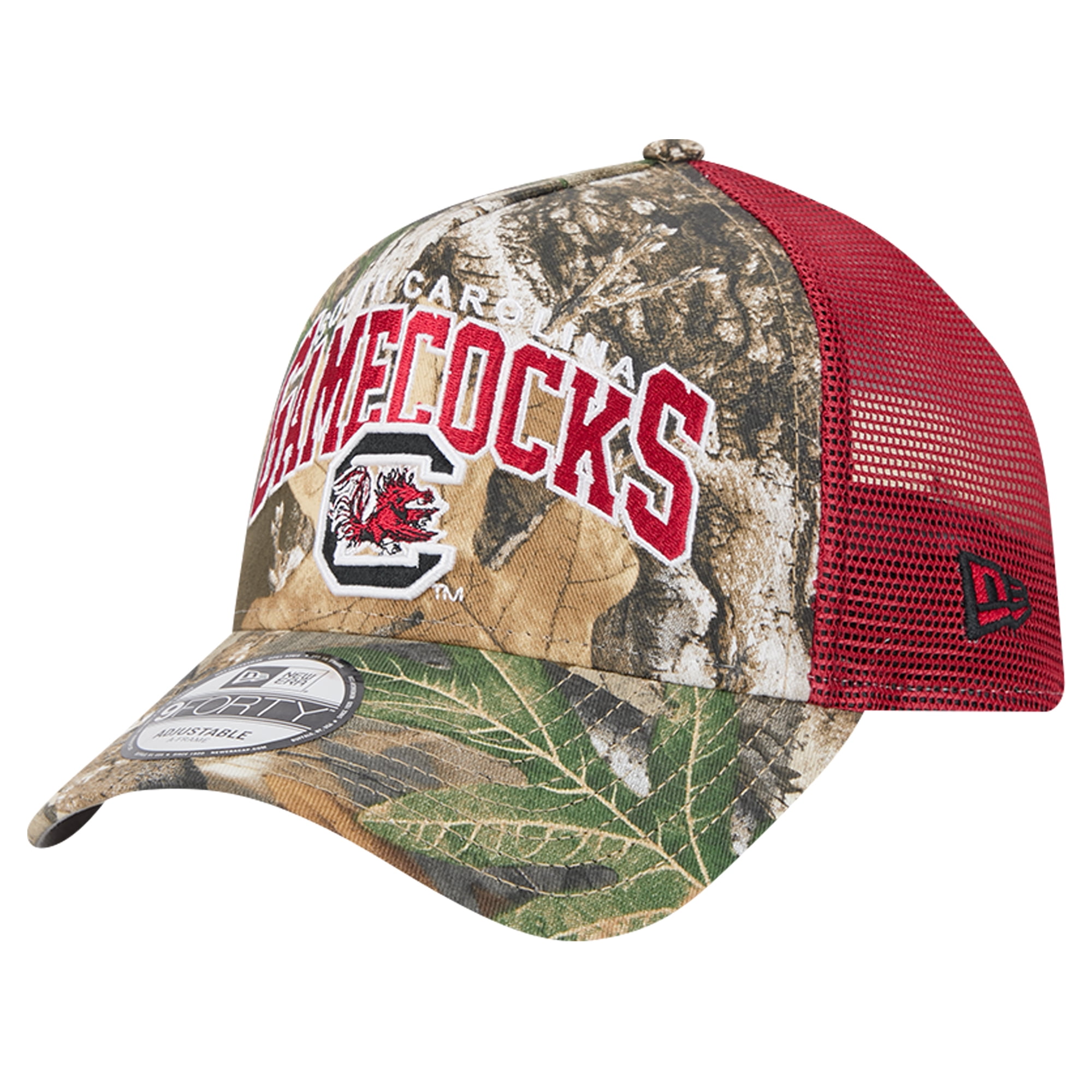 Men's New Era Camo/Garnet South Carolina Gamecocks 9FORTY A-Frame ...
