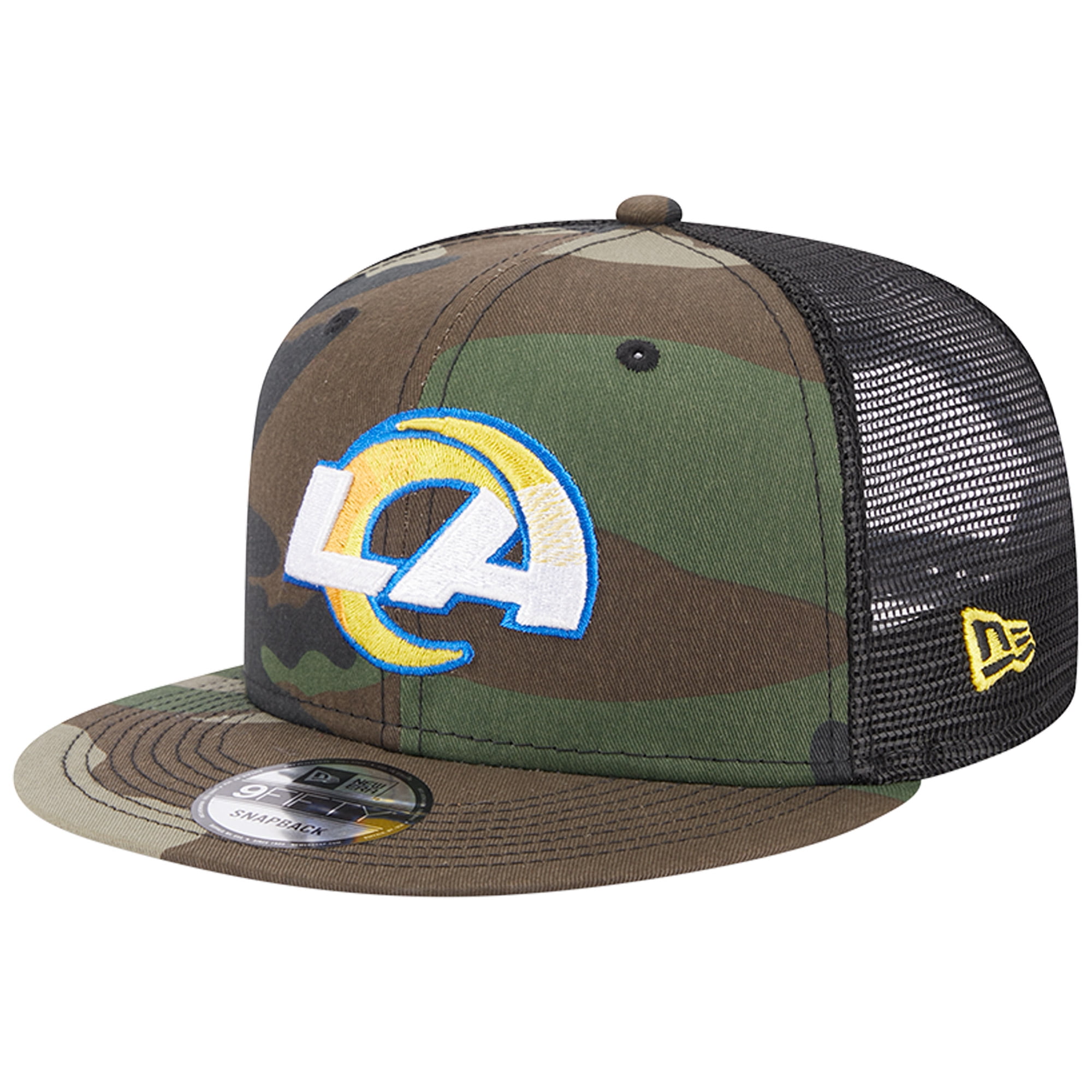 Men's New Era Camo Los Angeles Rams Classic Trucker 9FIFTY Snapback Hat ...
