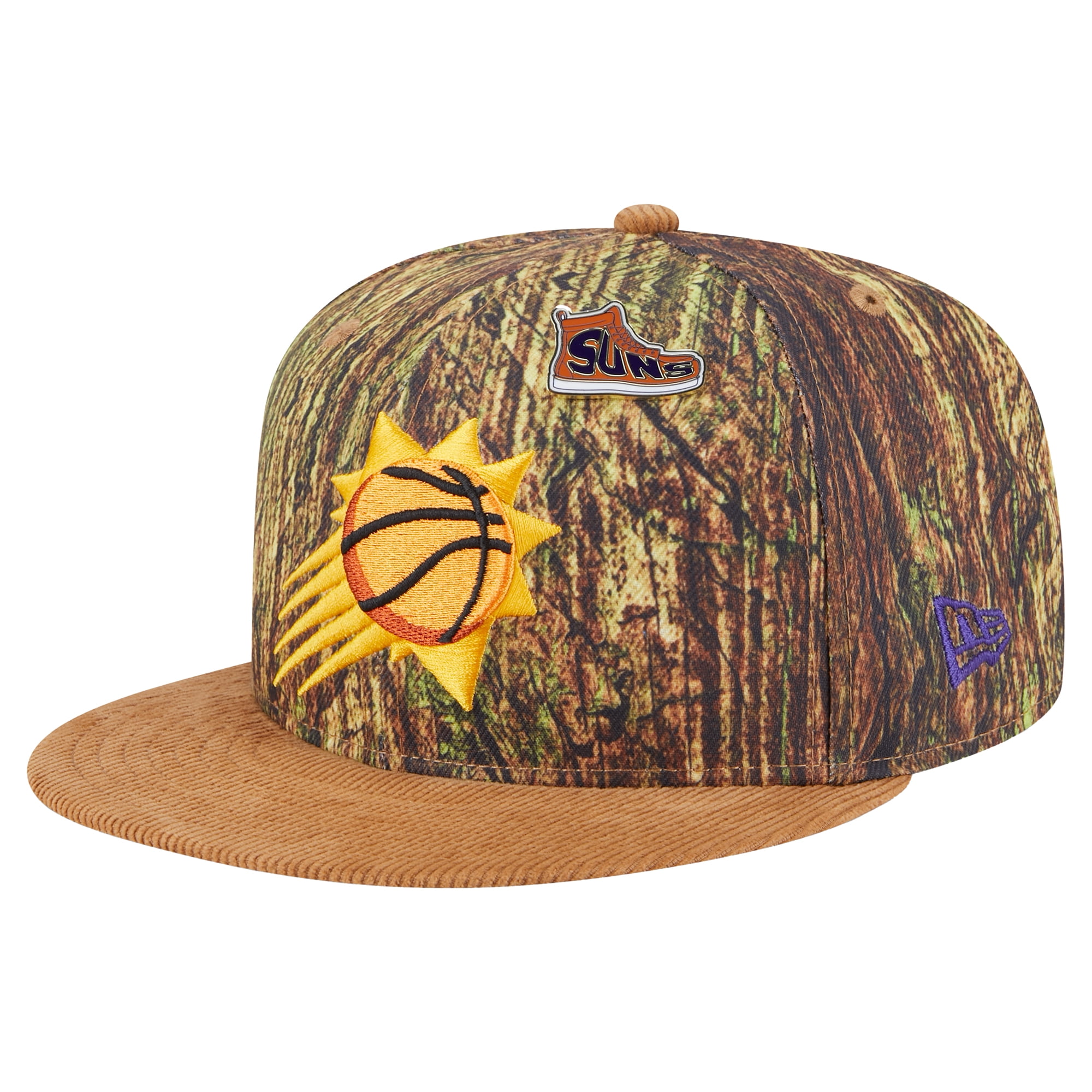 Men's-New Era Camo Phoenix Suns Victory Grove Forest Sneaker Pin 9FIFTY ...