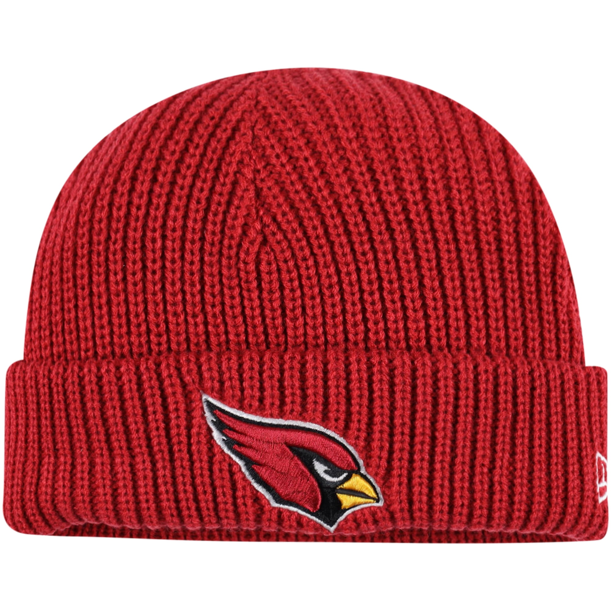 Men's New Era Cardinal Arizona Cardinals Fisherman Skully Cuffed Knit ...