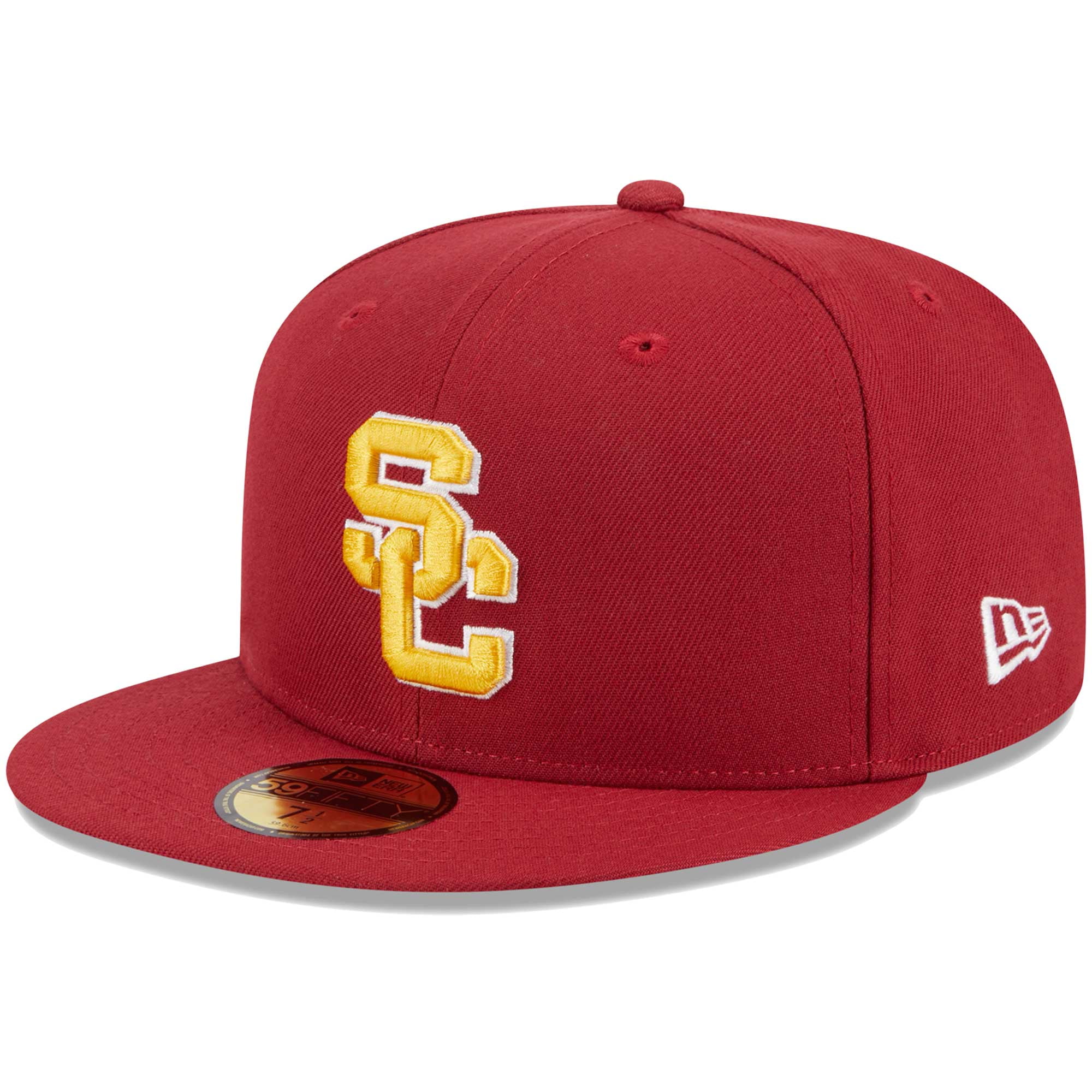 Men's New Era Cardinal USC Trojans 59FIFTY Fitted Hat - Walmart.com
