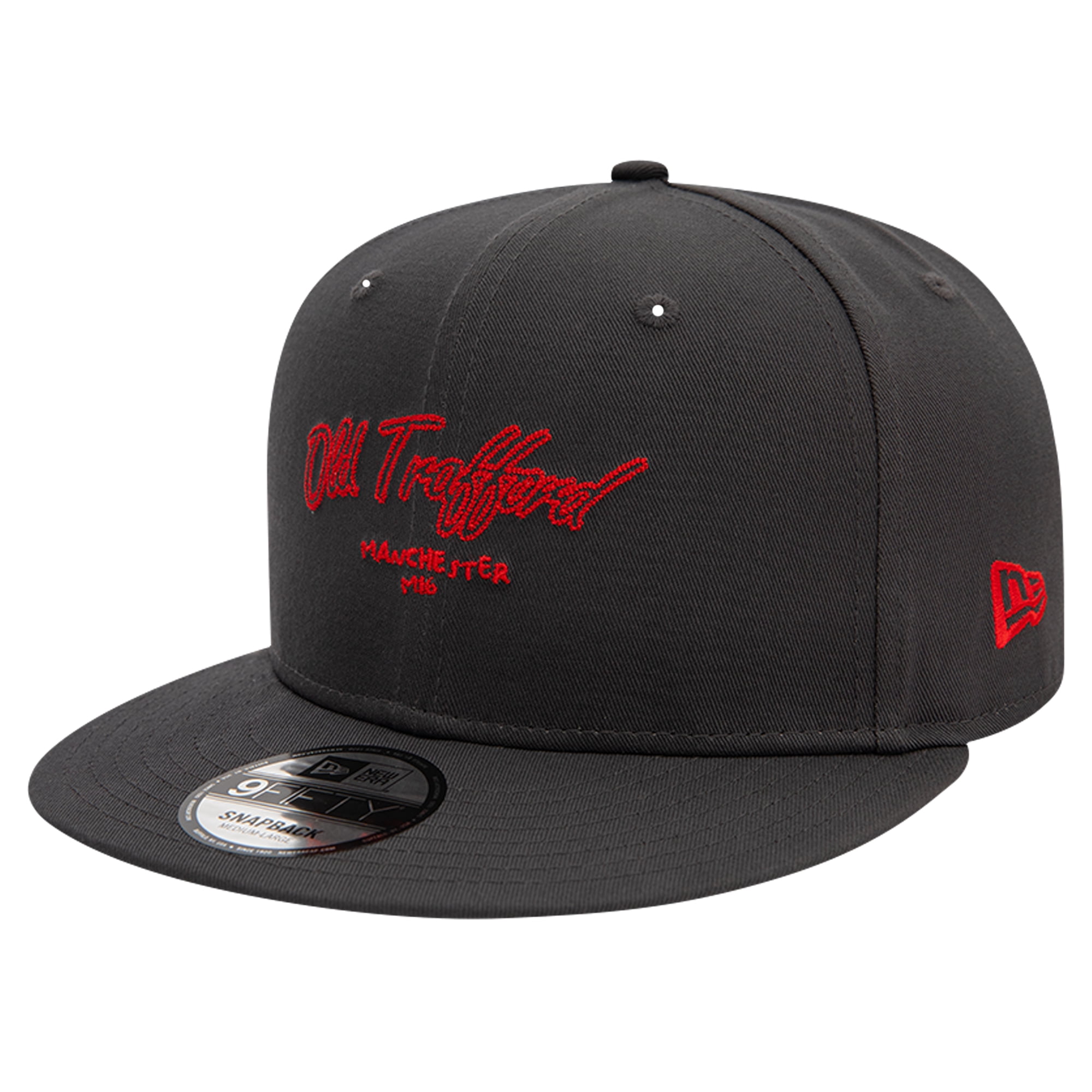 Men's New Era Charcoal Manchester United Repreve Chainstitch 9FIFTY ...