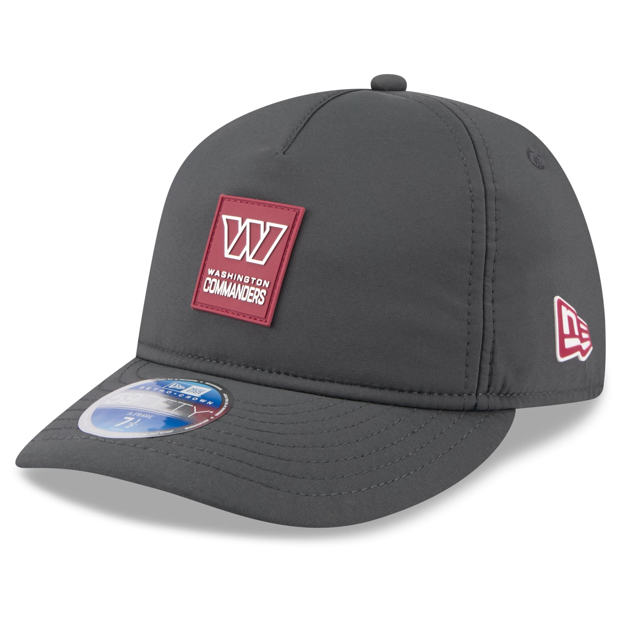 Men's New Era Charcoal Washington Commanders 2025 Sideline Cold Weather ...