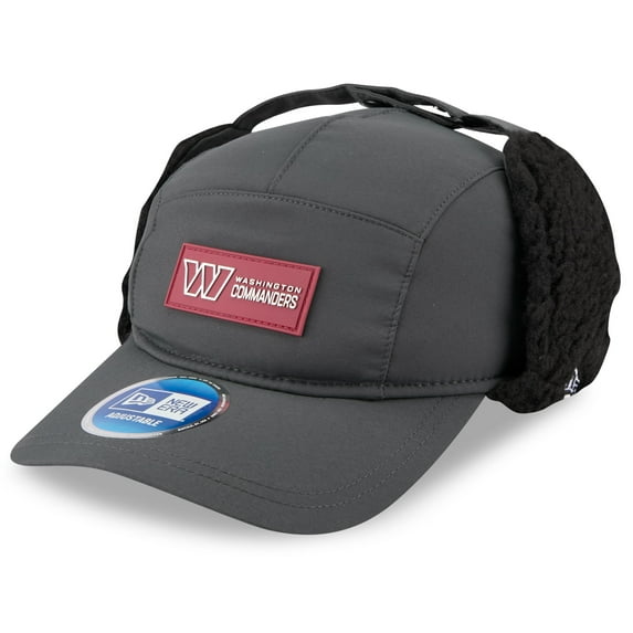 Men's New Era Charcoal Washington Commanders 2025 Sideline Cold Weather ...
