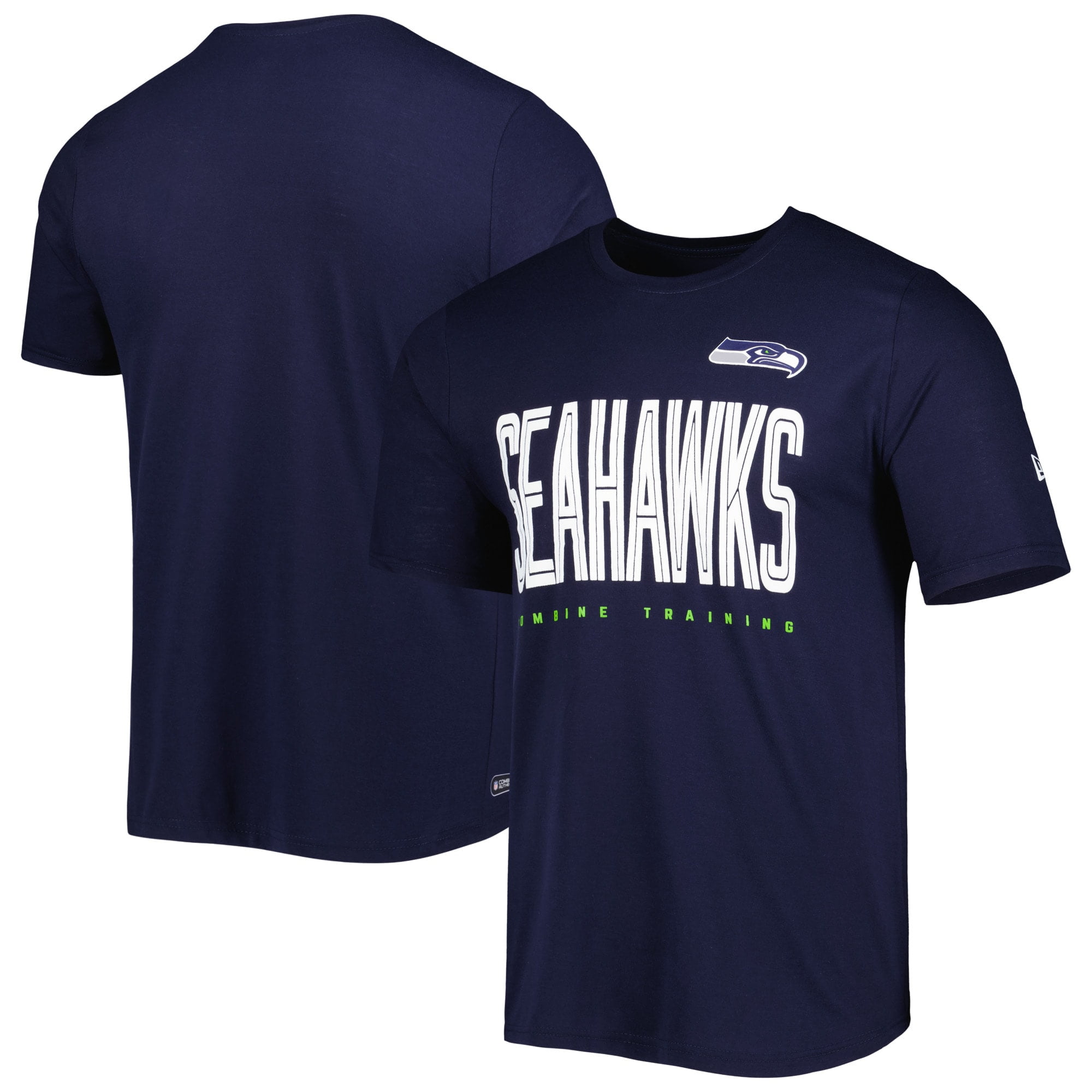 Men's New Era College Navy Seattle Seahawks Combine Authentic Training ...
