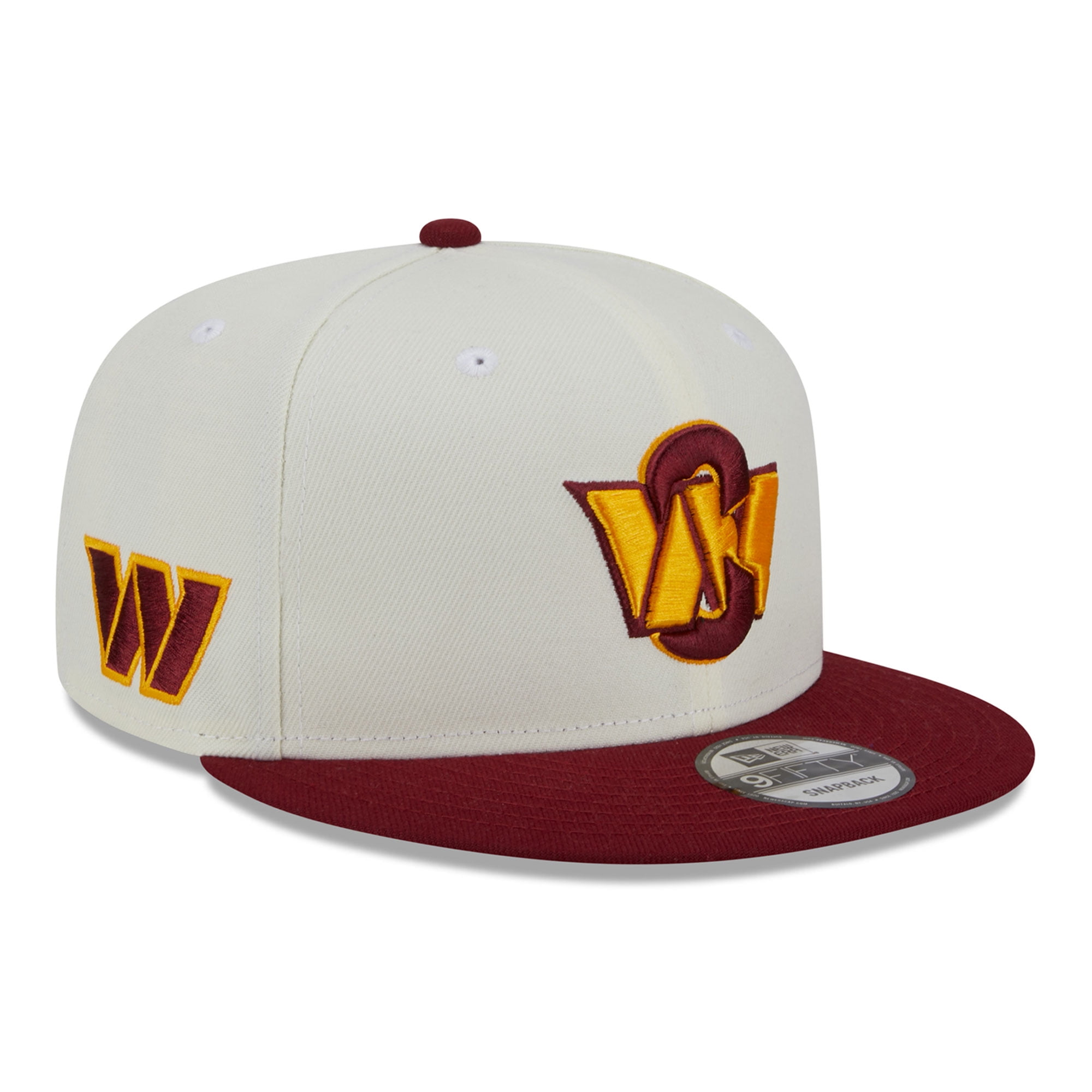 Men's New Era Cream/Burgundy Washington Commanders City Originals ...