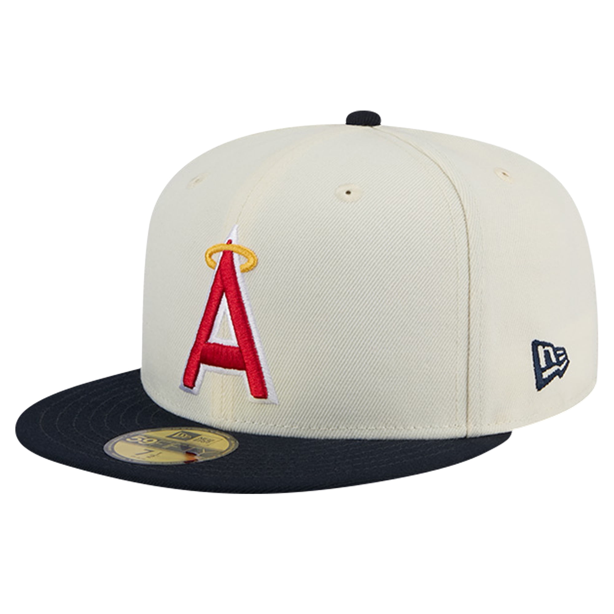 Men's New Era Cream California Angels Cooperstown Collection 1972 ...