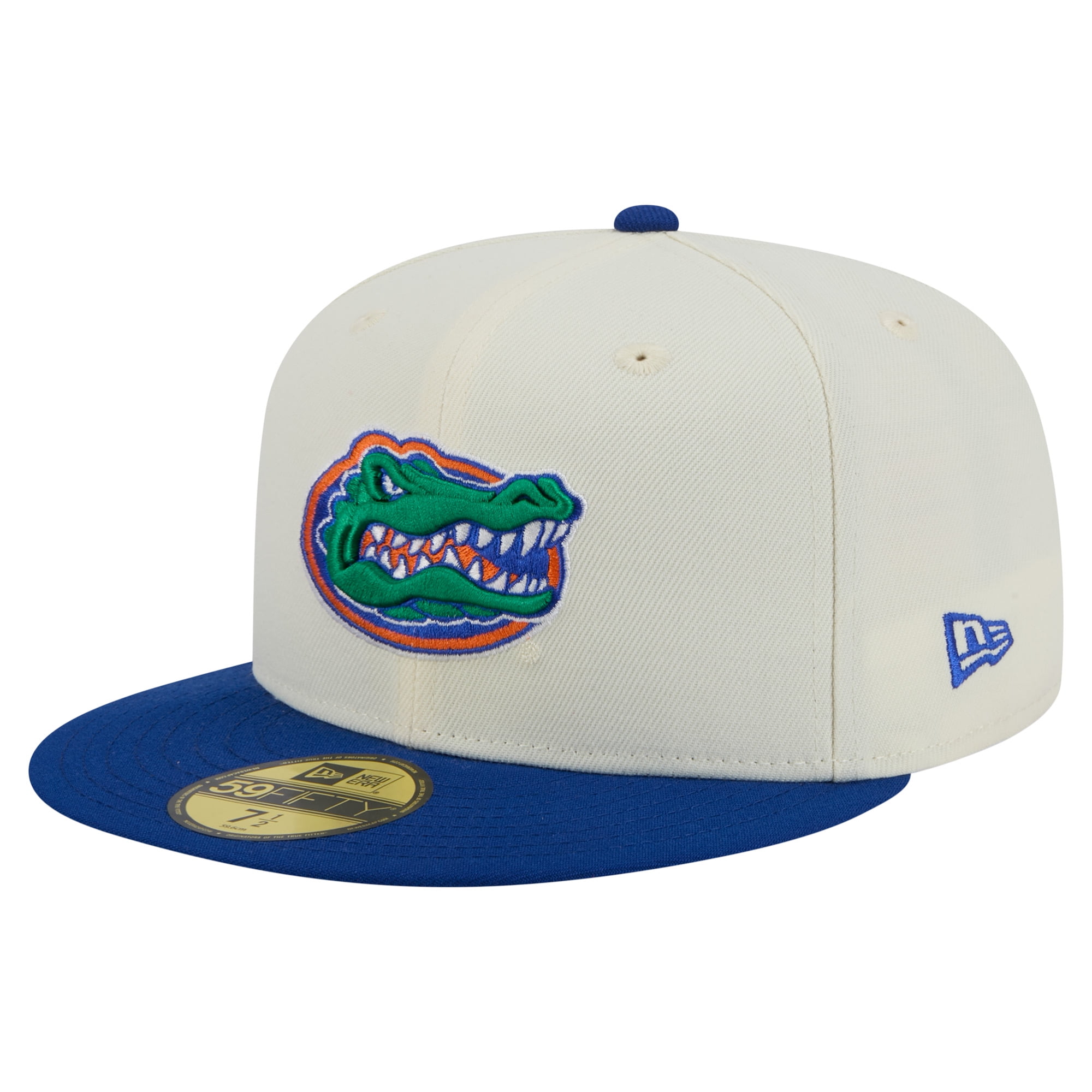 Men's New Era Cream Florida Gators Chrome 59FIFTY Fitted Hat - Walmart.com