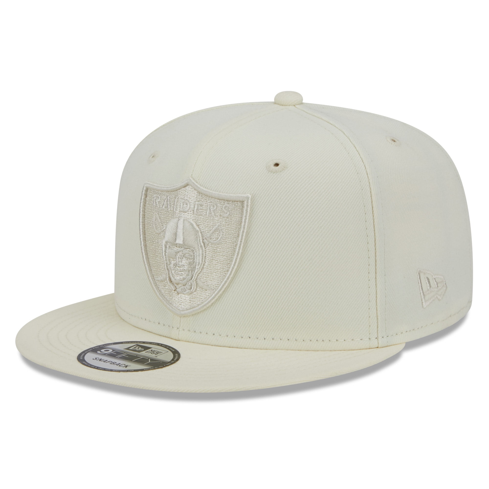 Men's New Era Cream Las Vegas Raiders Color Pack 9FIFTY Snapback Hat ...