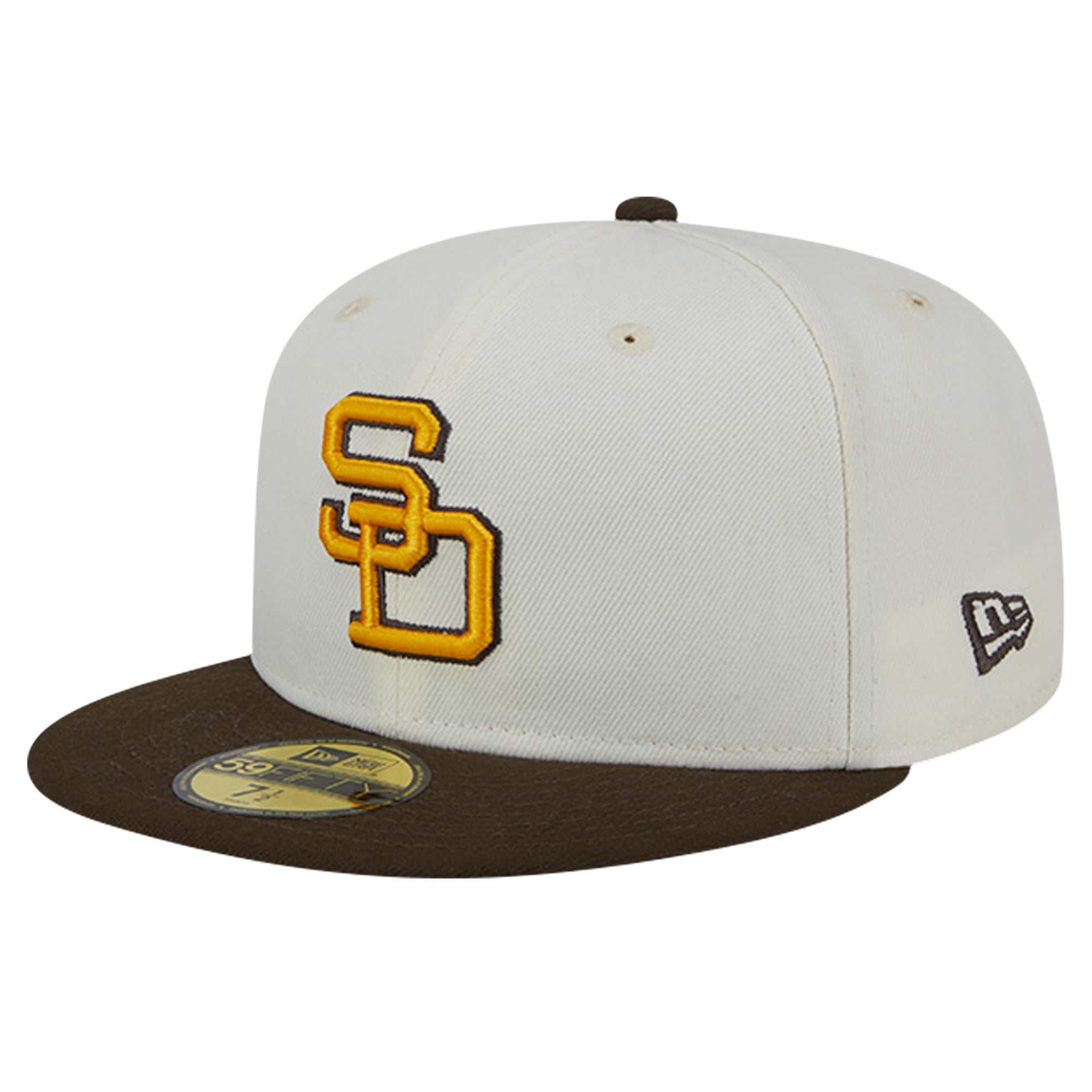 Men's New Era Cream San Diego Padres Cooperstown Collection Chrome ...