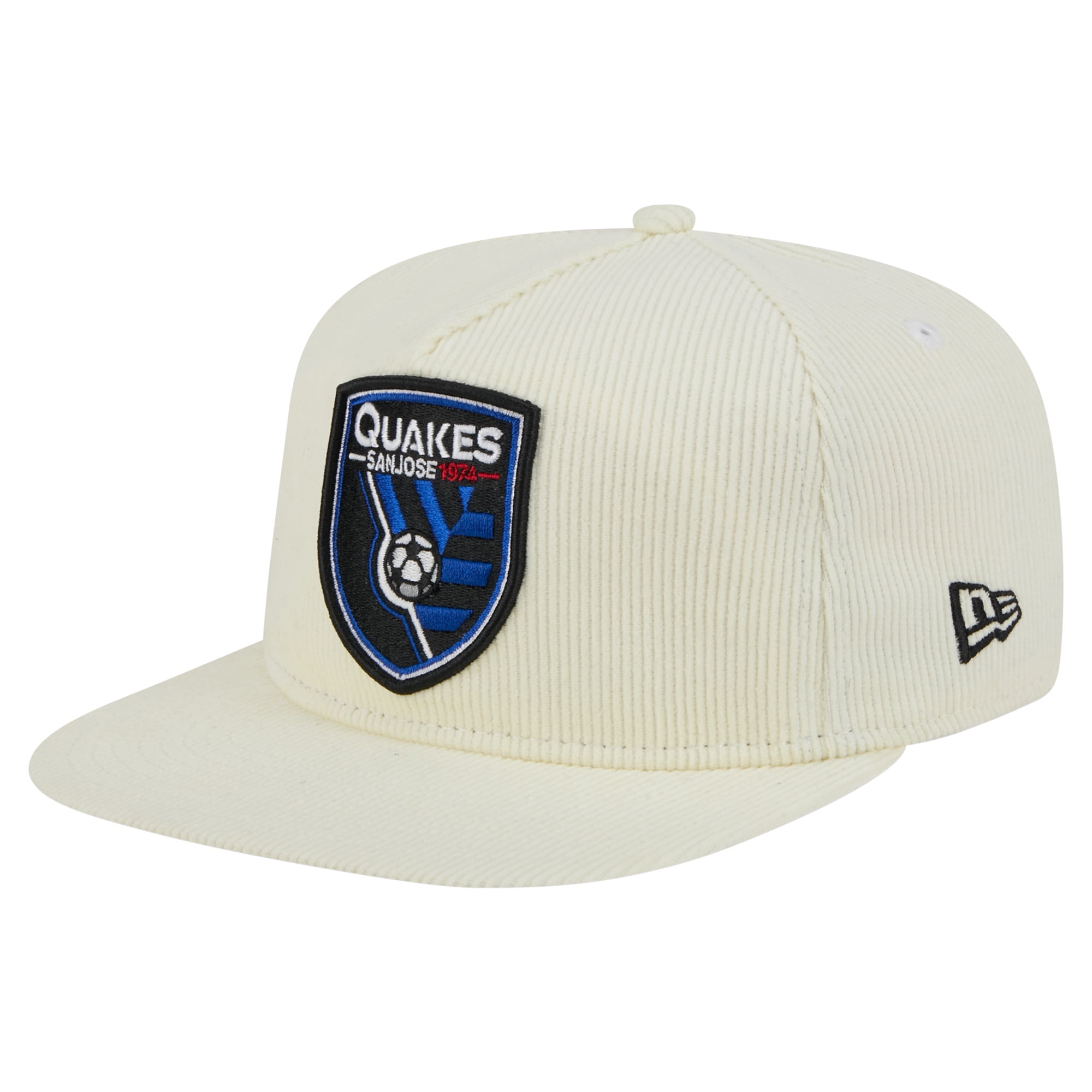 Men's-New Era Cream San Jose Earthquakes 2025 Kickoff Snapback Golfer ...