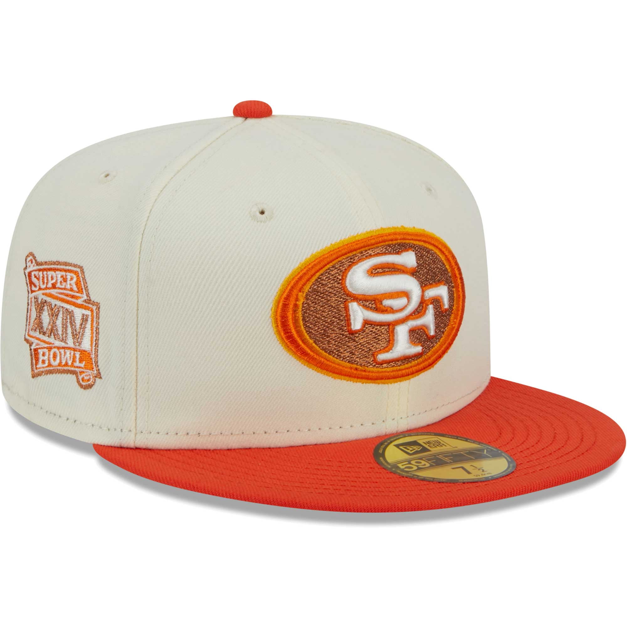 Men's New Era Cream/Scarlet San Francisco 49ers City Icon 59FIFTY ...