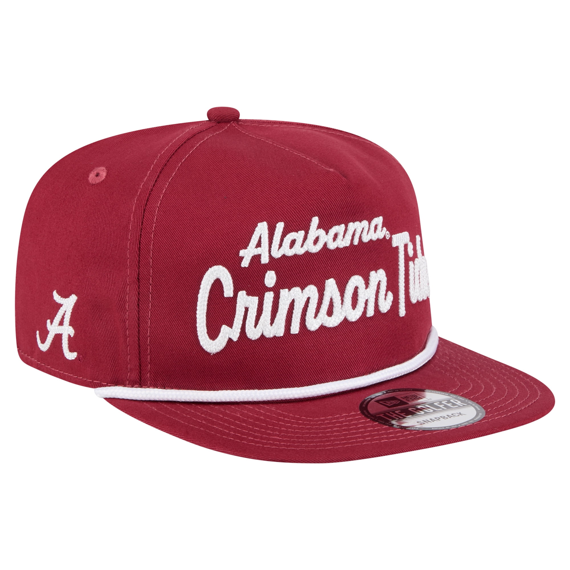 Men's New Era Crimson Alabama Crimson Tide Adventure Team Text Golfer ...