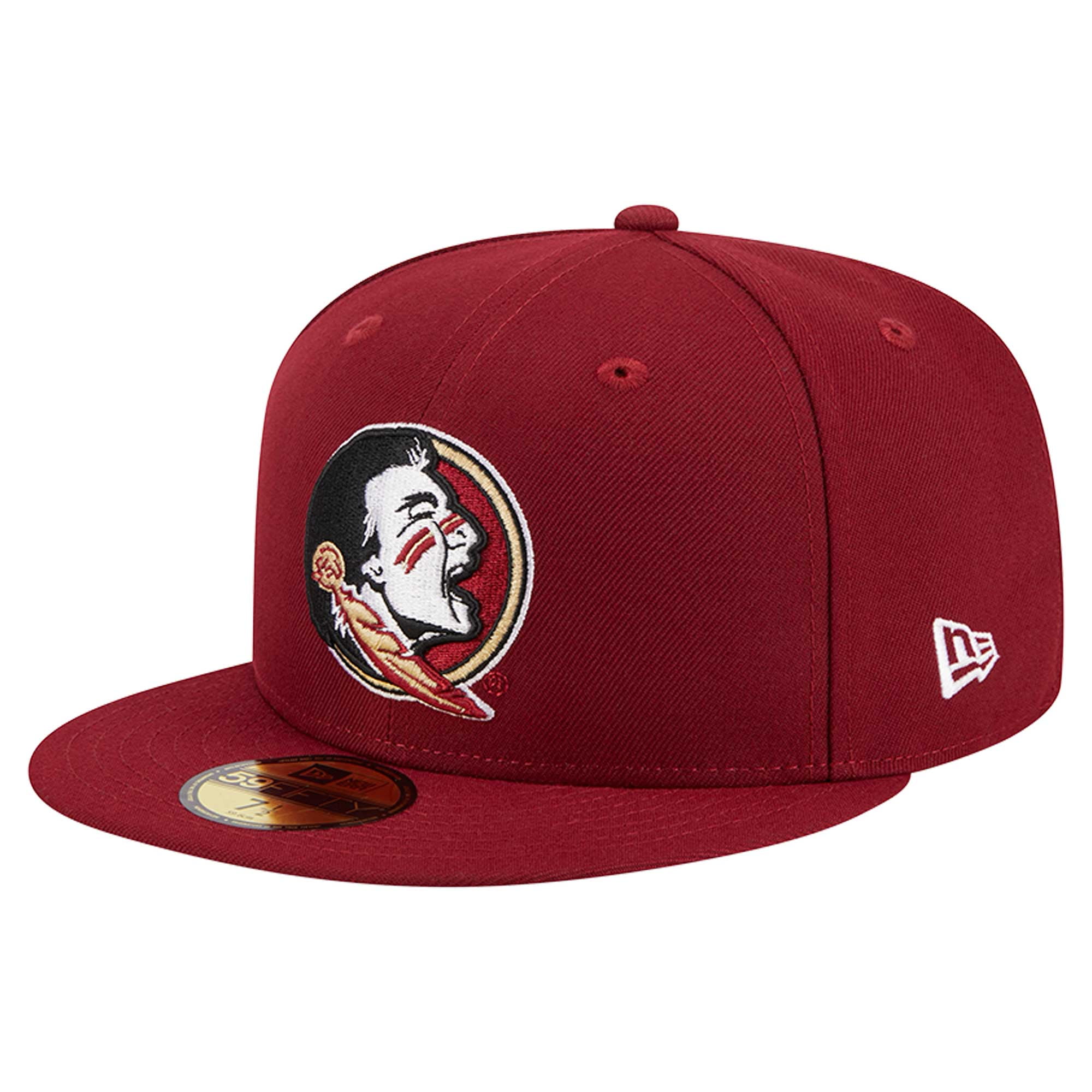 Men's New Era Garnet Florida State Seminoles 59FIFTY Fitted Hat ...