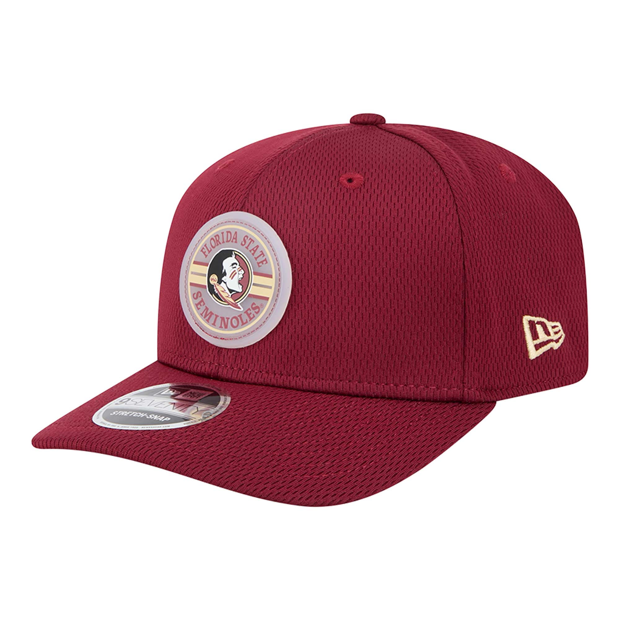 Men's New Era Garnet Florida State Seminoles Patched 9SEVENTY Stretch ...
