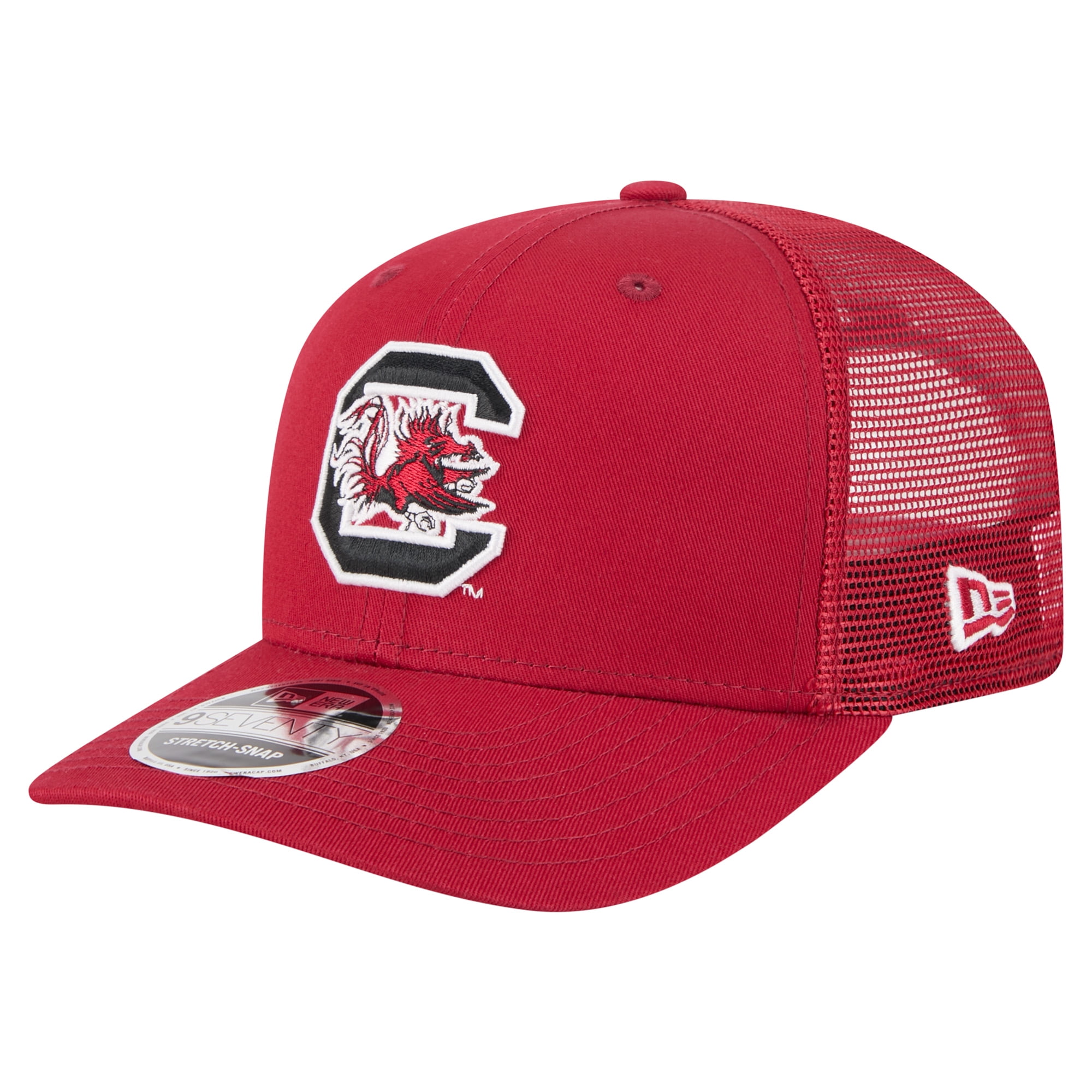 Men's New Era Garnet South Carolina Gamecocks Primary 9SEVENTY Trucker ...