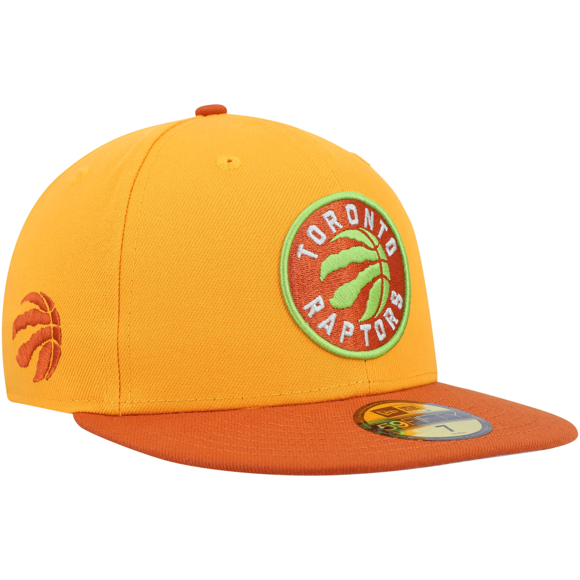 Men's New Era Gold/Rust Toronto Raptors 59FIFTY Fitted Hat - Walmart.com