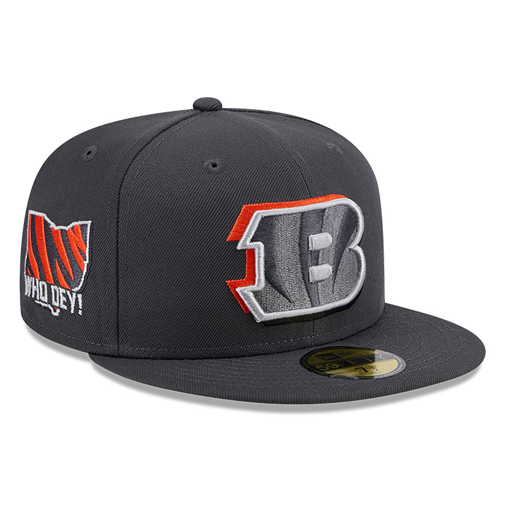 Men's New Era Graphite Cincinnati Bengals Official 2024 NFL Draft On ...