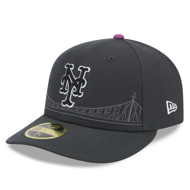 Men's New Era Graphite New York Mets 2024 City Connect Low Profile ...