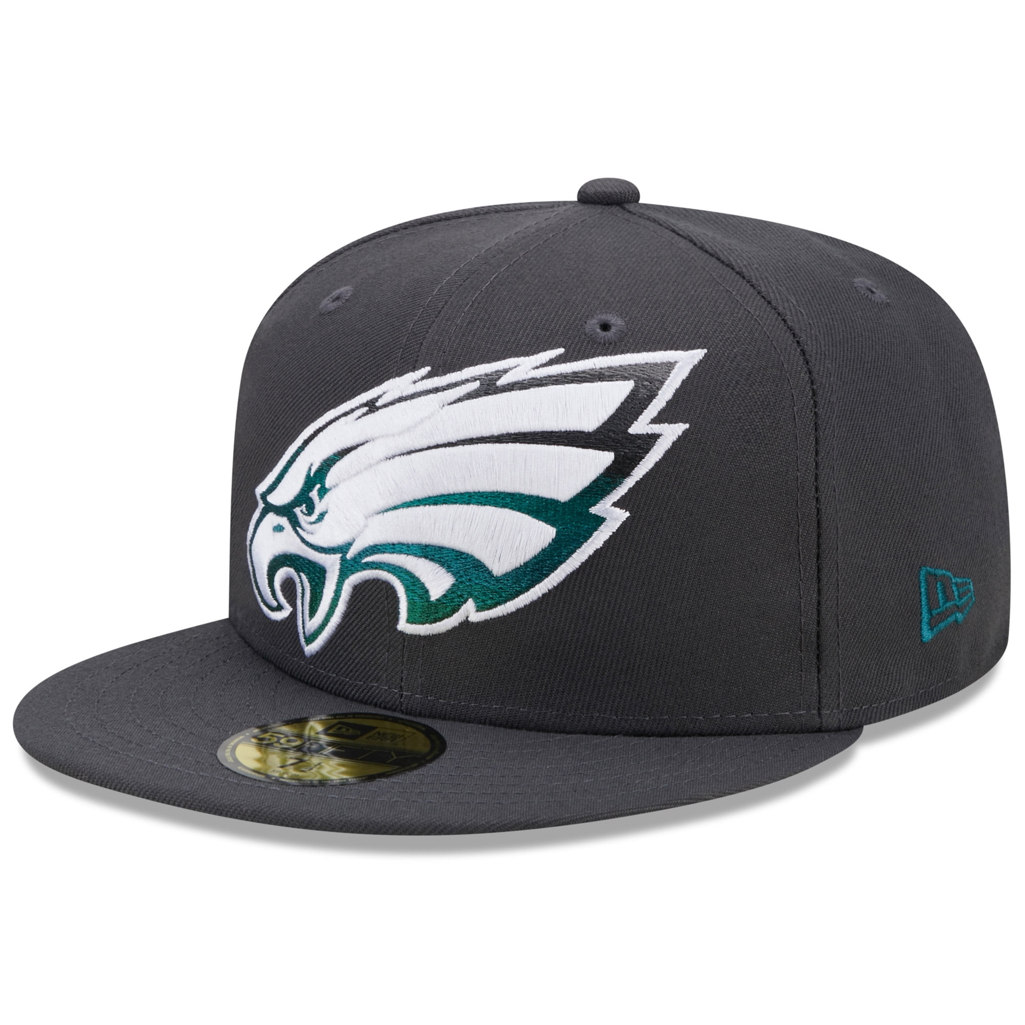 Men's New Era Graphite Philadelphia Eagles Color Dim 59FIFTY Fitted Hat ...