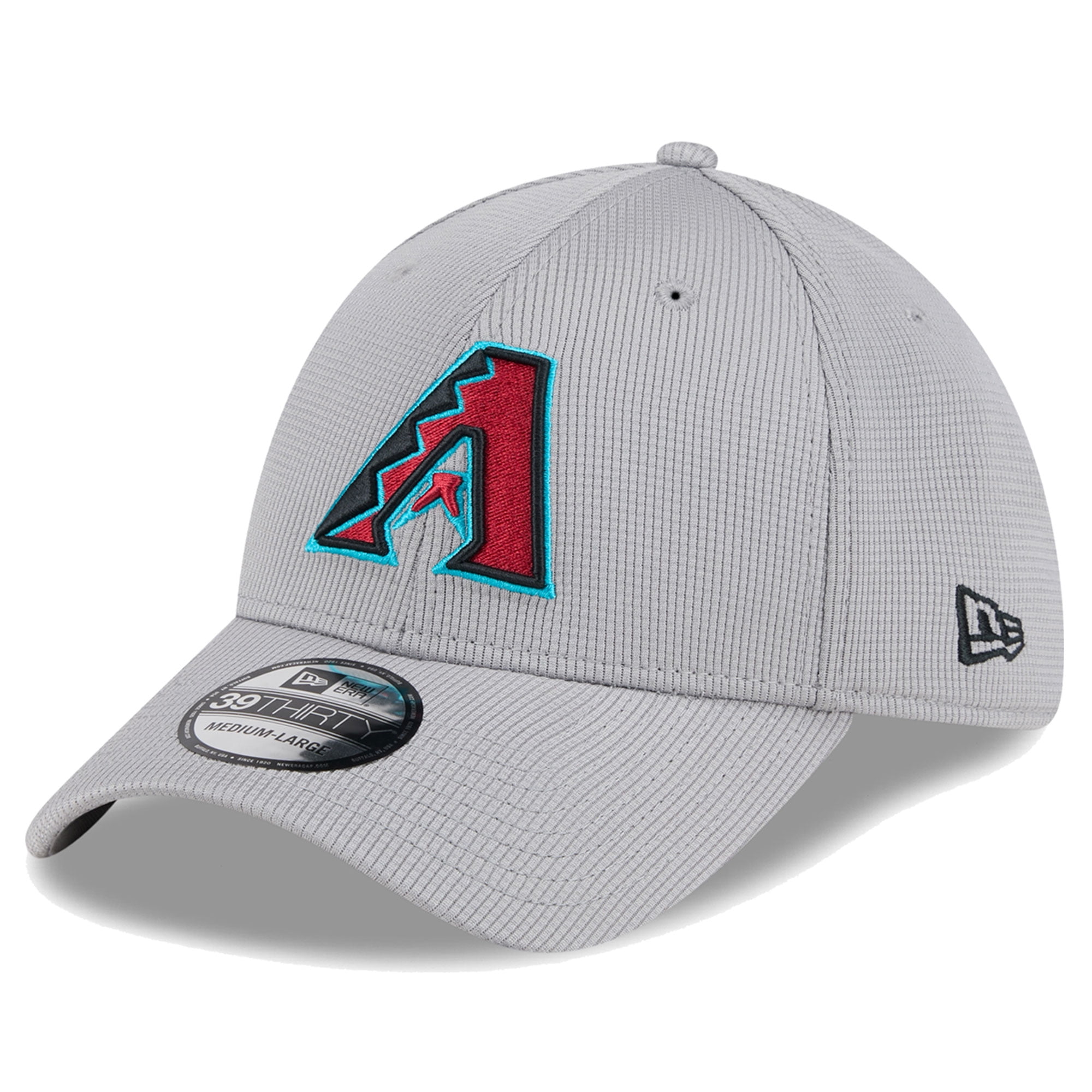 Men's New Era Gray Arizona Diamondbacks Active Pivot 39THIRTY Flex Hat ...