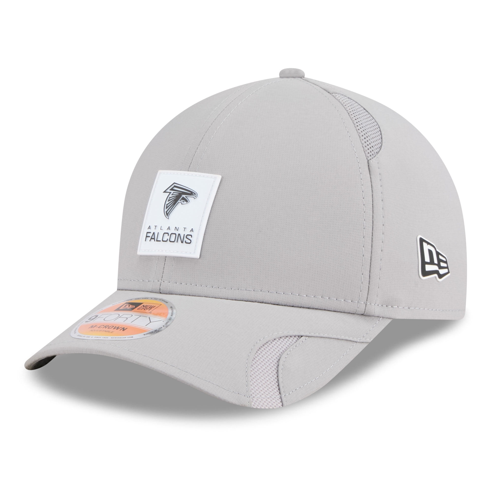 Men's New Era Gray Atlanta Falcons 2025 Sideline M-Crown 9FORTY ...