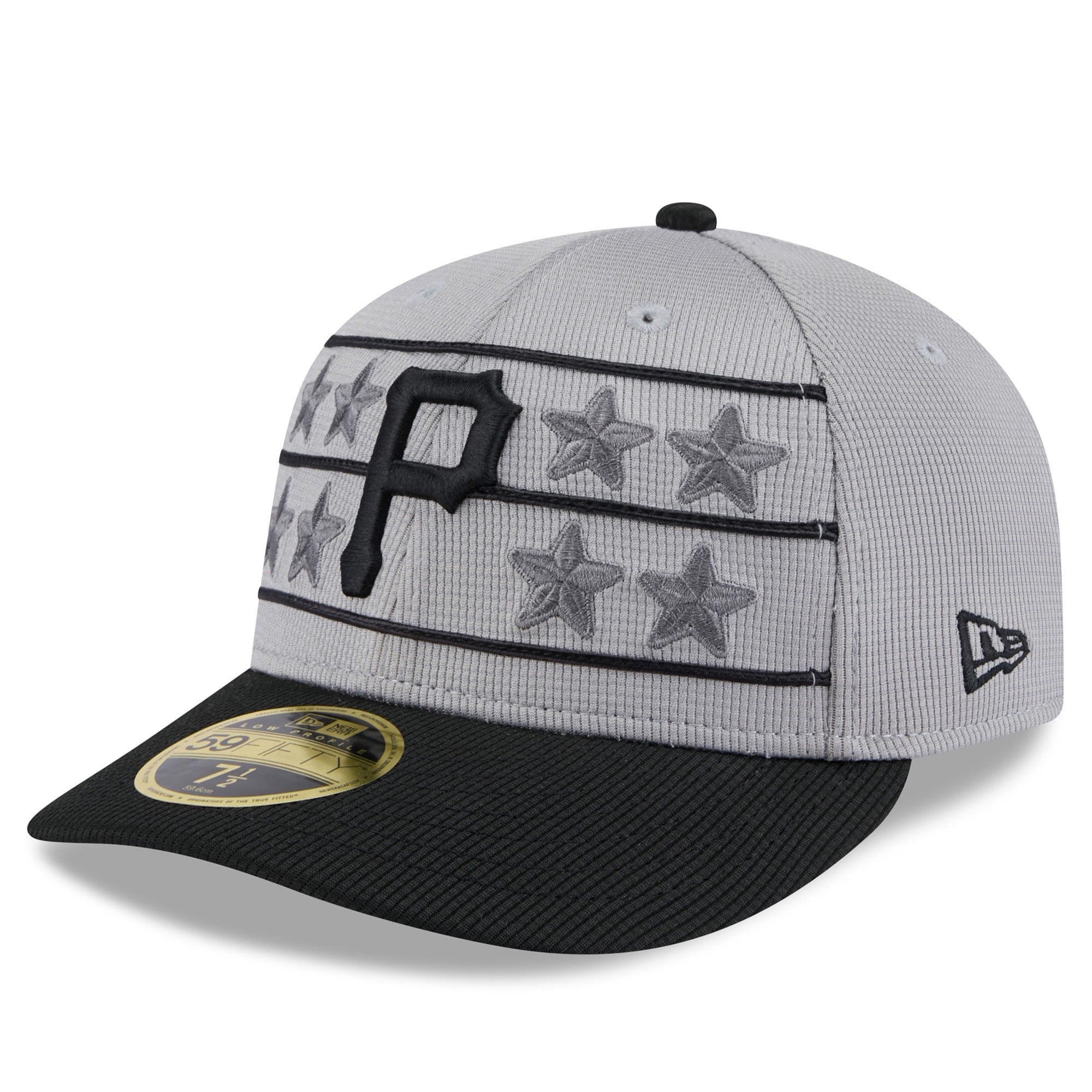 Men's New Era Gray/Black Pittsburgh Pirates 2025 Batting Practice Low ...
