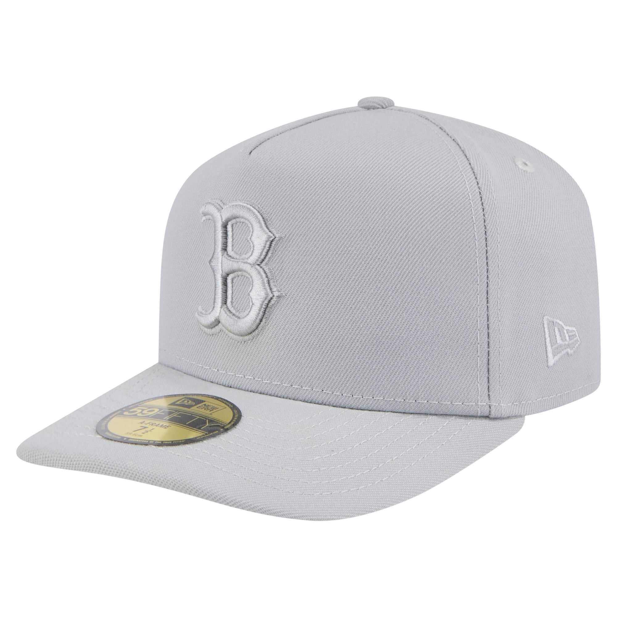 Men's New Era Gray Boston Red Sox Colorpack 59FIFTY Fitted Hat ...