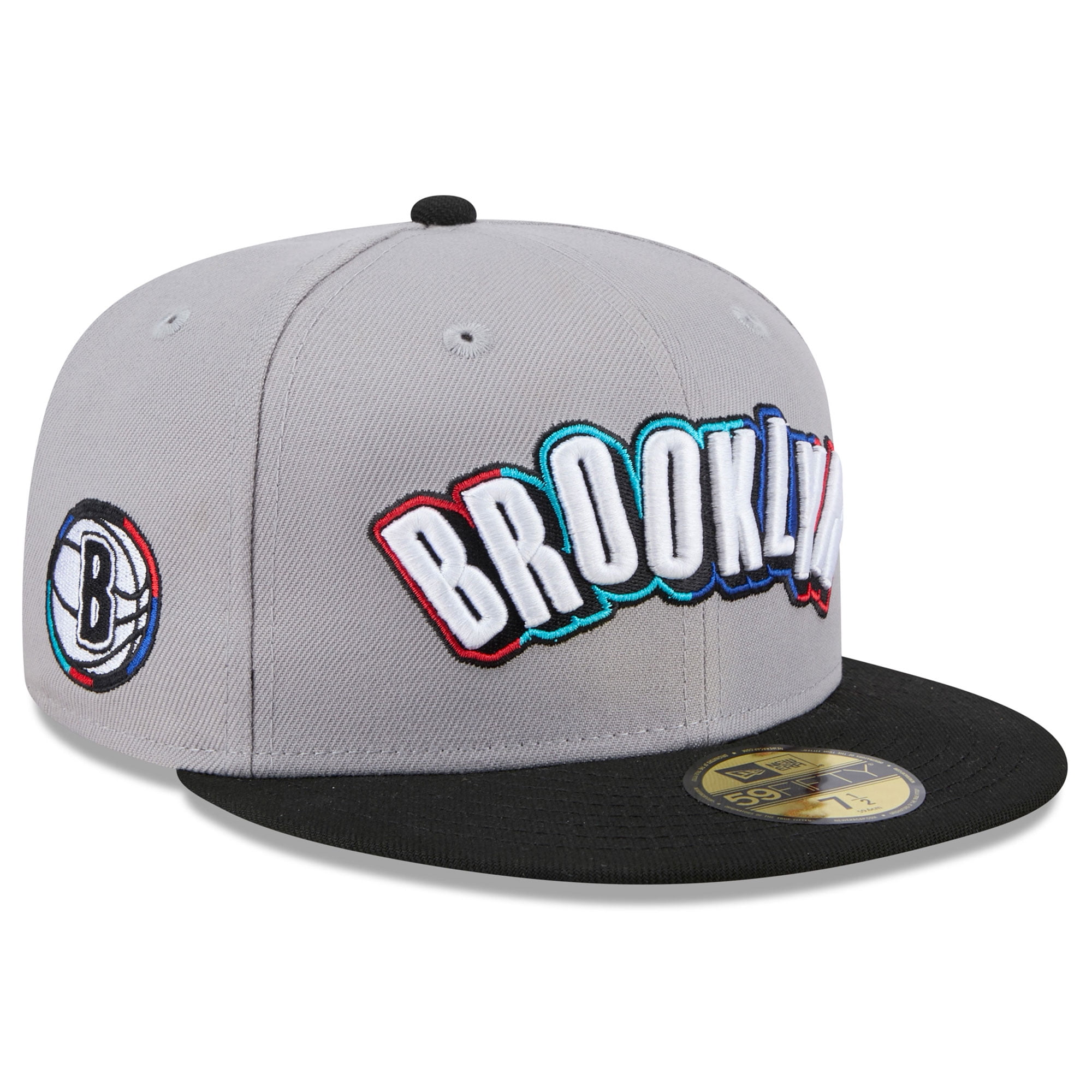 Men's New Era Gray Brooklyn Nets 2024/25 City Edition 59FIFTY Fitted ...