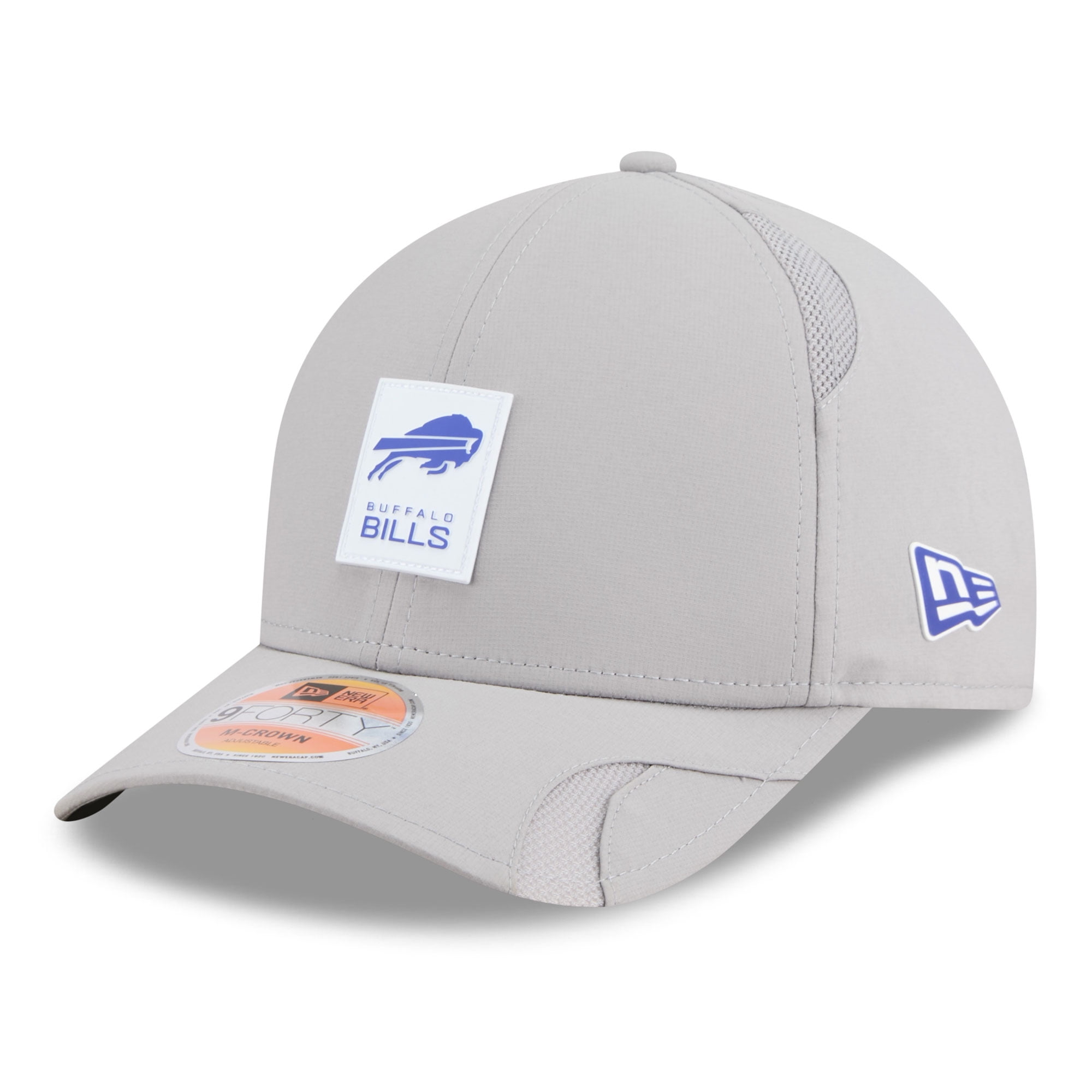 Men's New Era Gray Buffalo Bills 2025 Sideline M-Crown 9FORTY ...