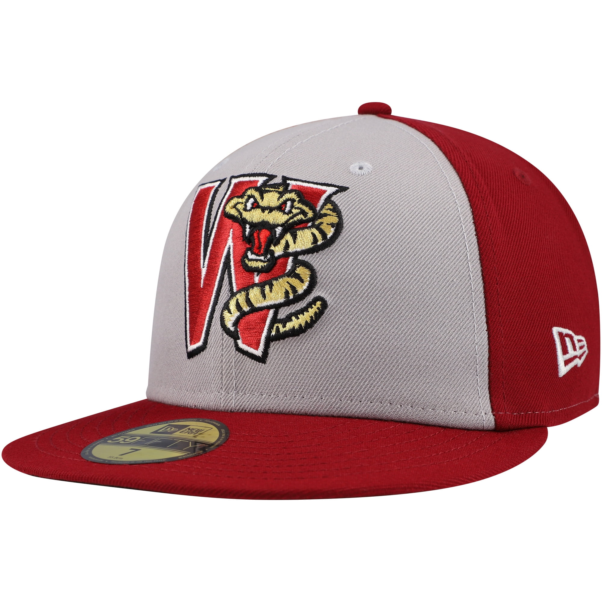 Men's New Era Gray/Burgundy Wisconsin Timber Rattlers Authentic ...
